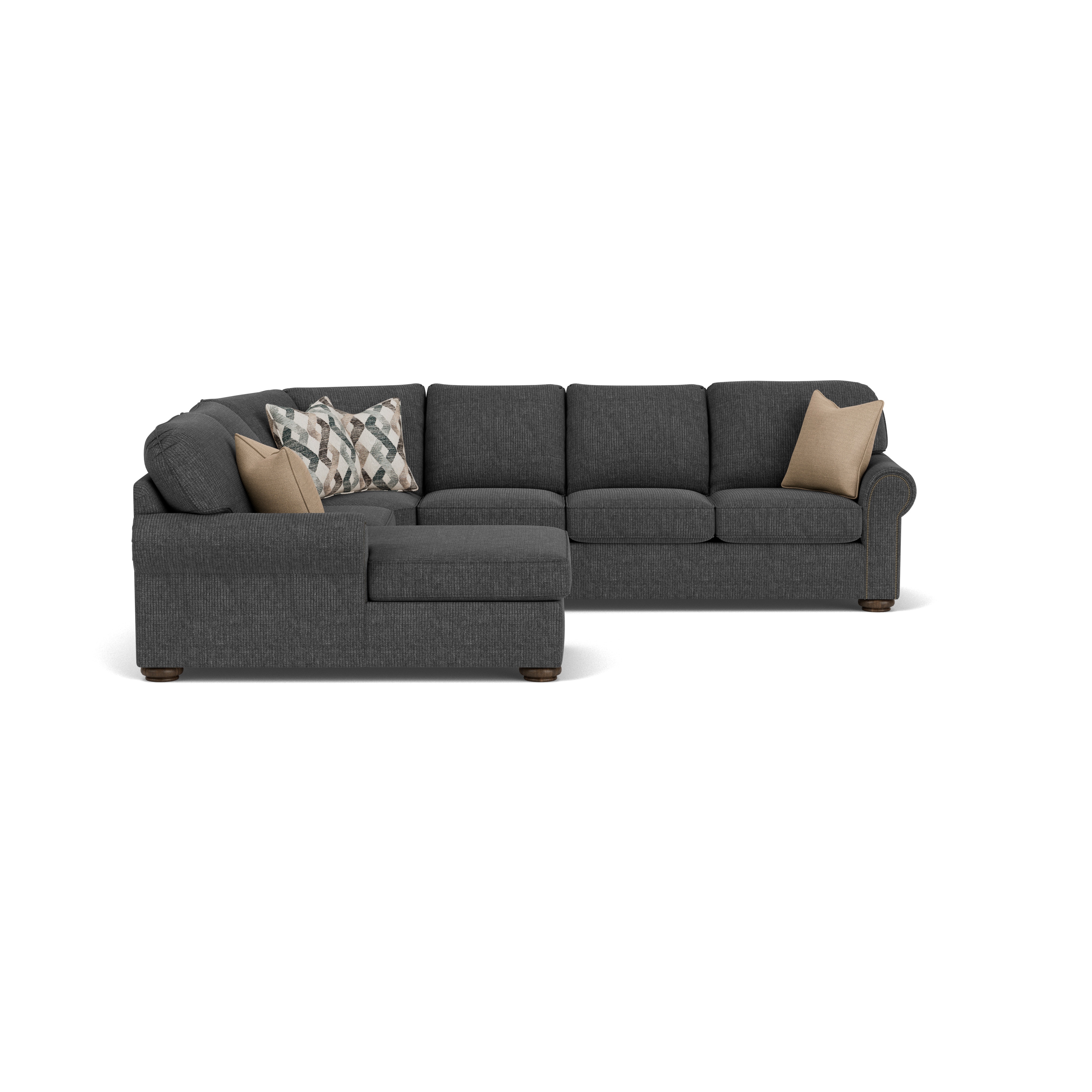 Flexsteel Living Room Sectional 5536-SECT - Rider Furniture - Princeton ...