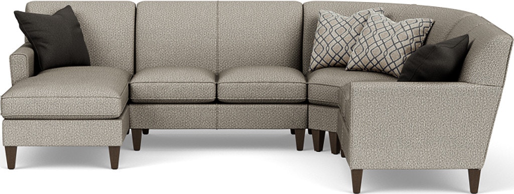Flexsteel Living Room Sectional 5966-Sect - Rider Furniture - Princeton ...