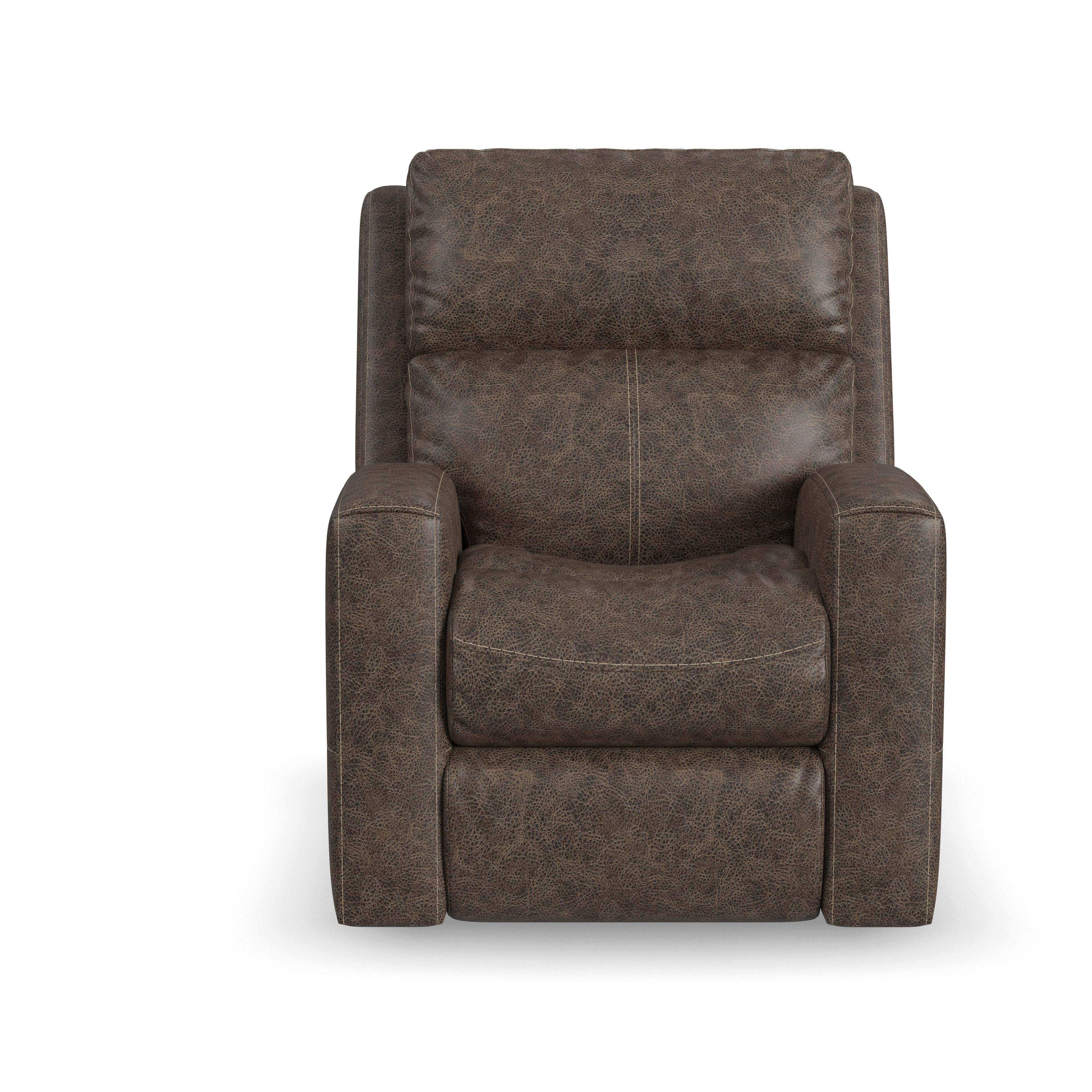 Flexsteel Living Room Power Recliner with Power Headrest and Lumbar ...