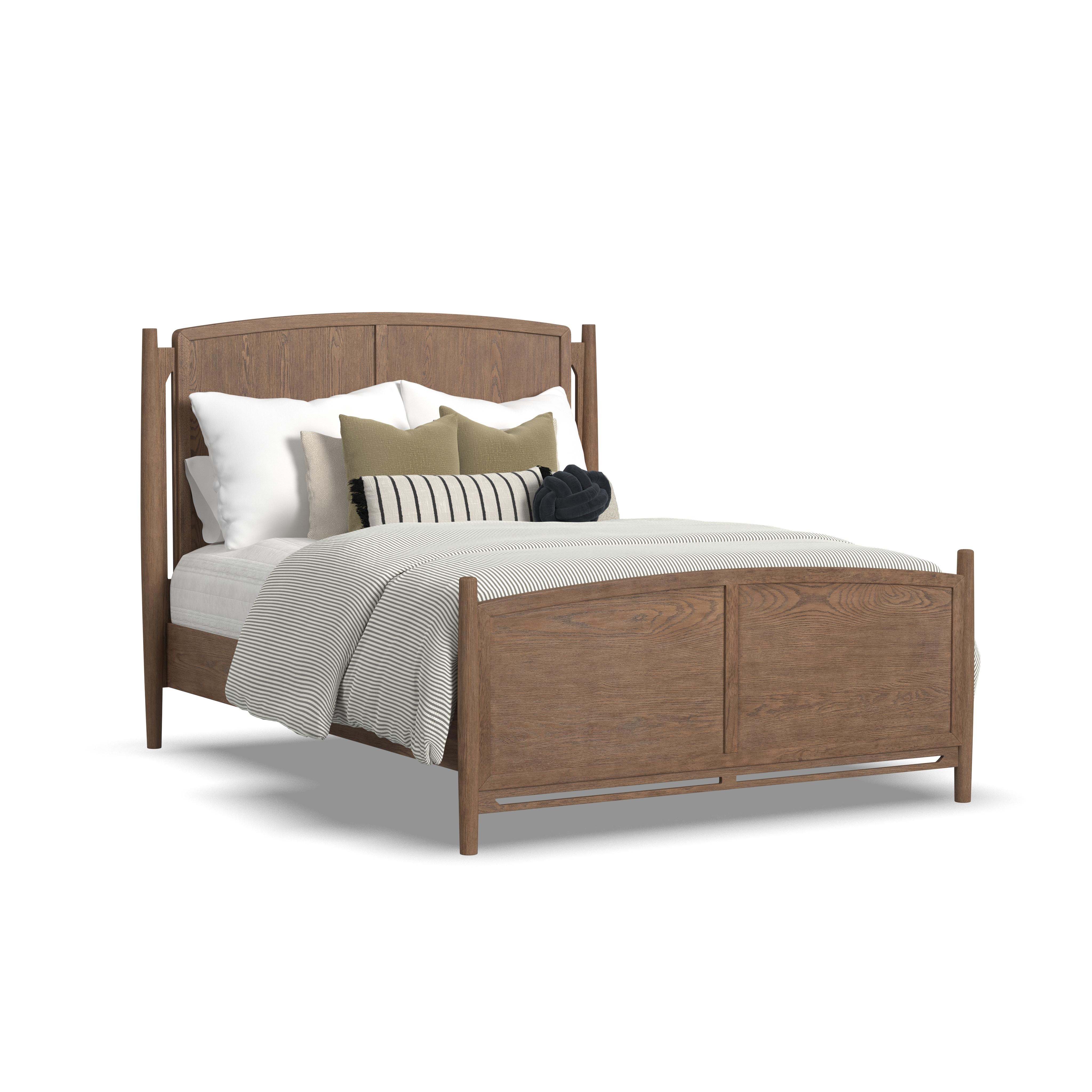 W1067-90Q-Queen Panel Bed