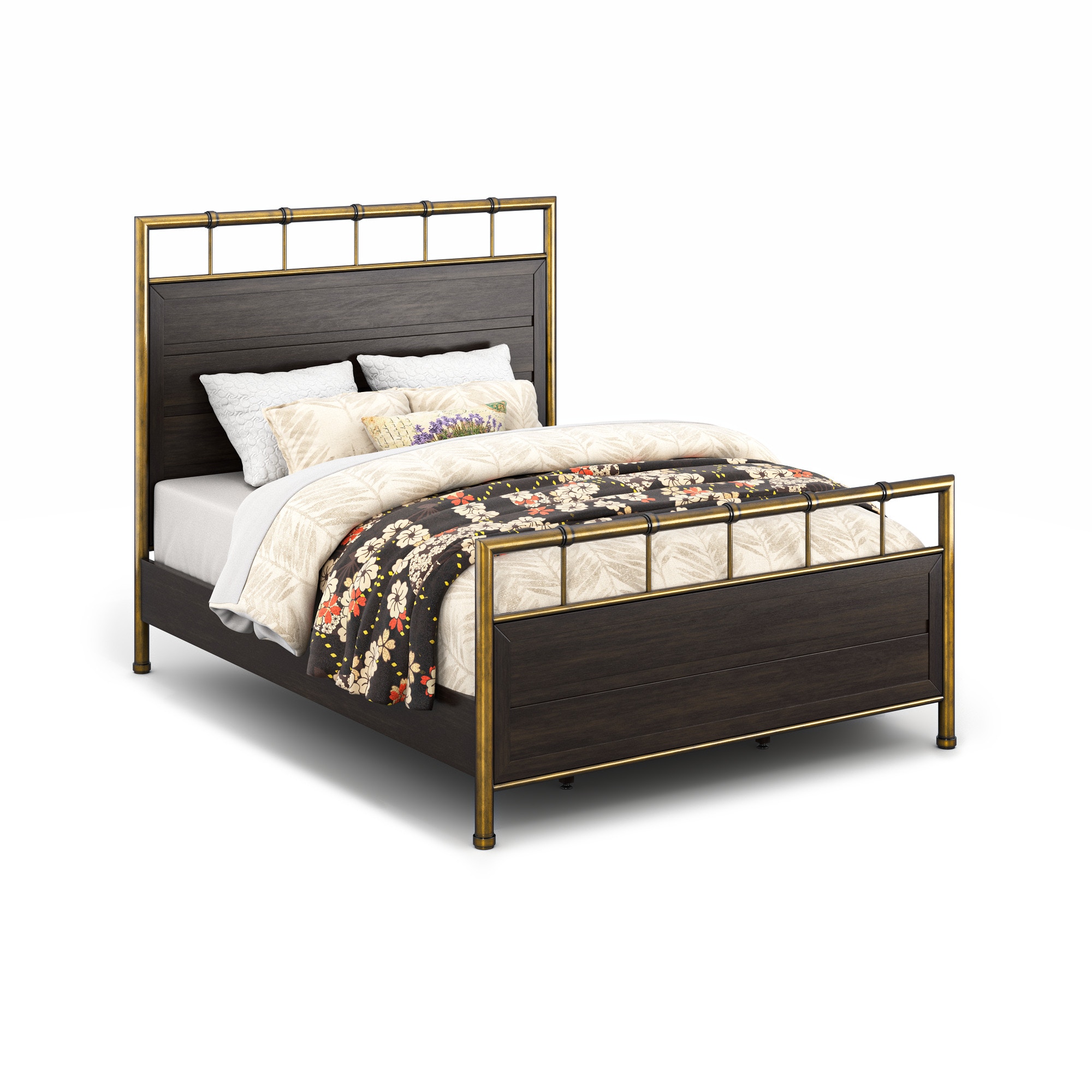 Flexsteel Cologne W1080-90Q Queen Metal-Framed Bed
