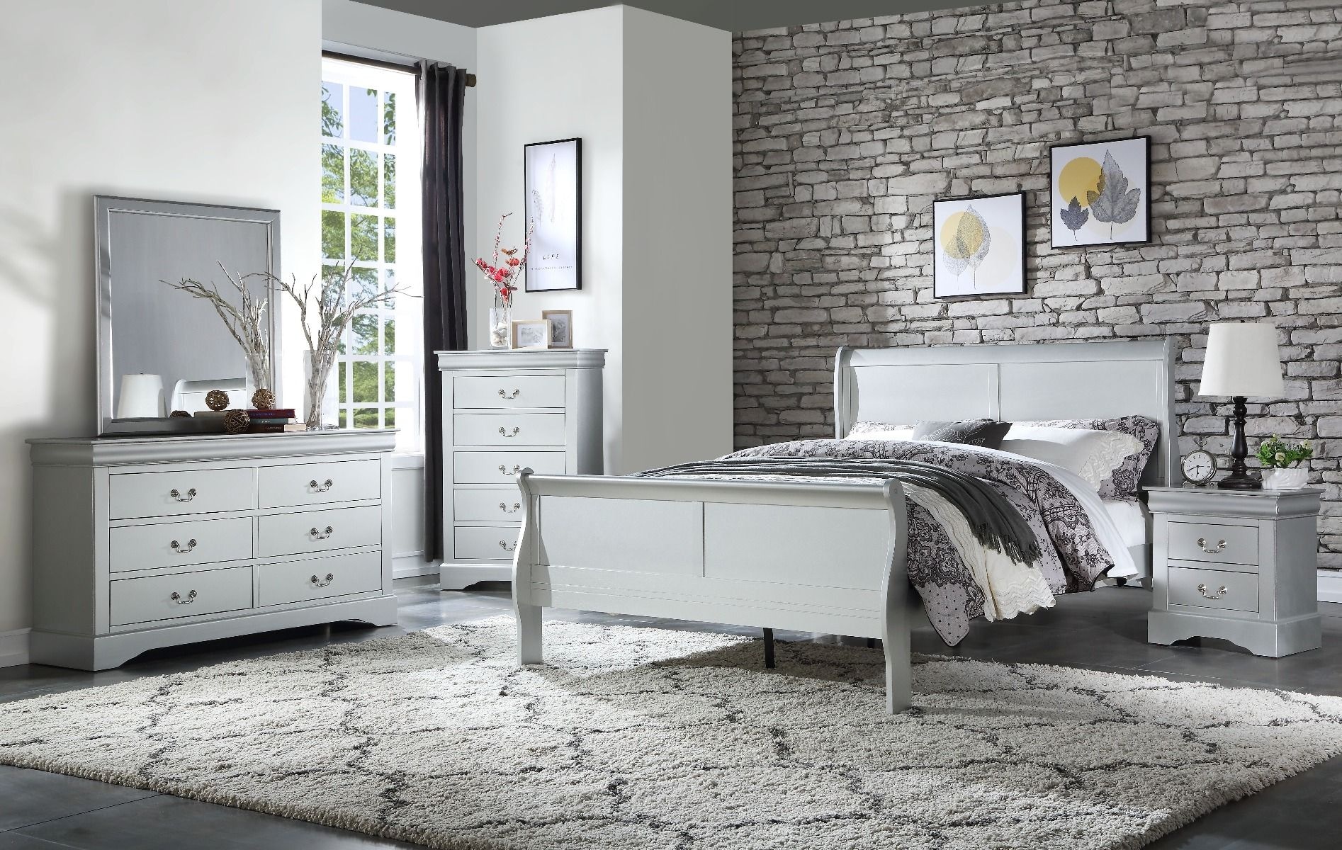Louis philippe bed store
