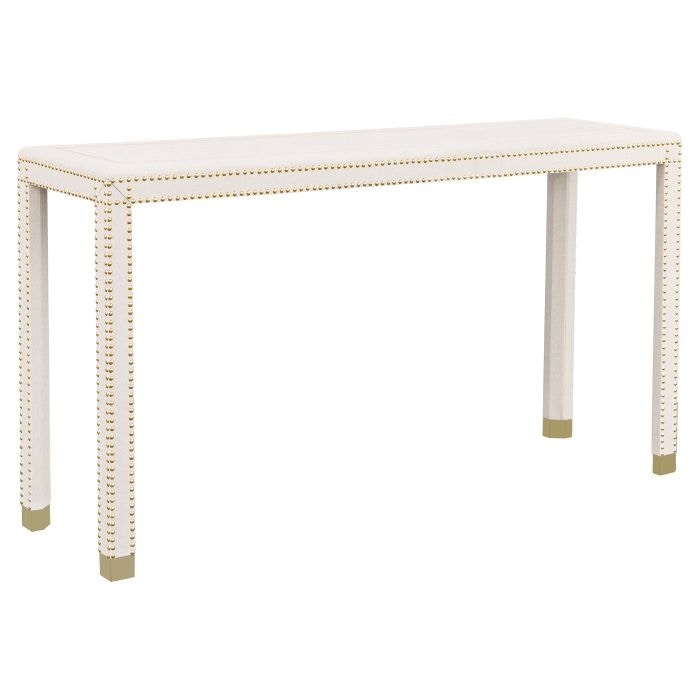 White company console table store