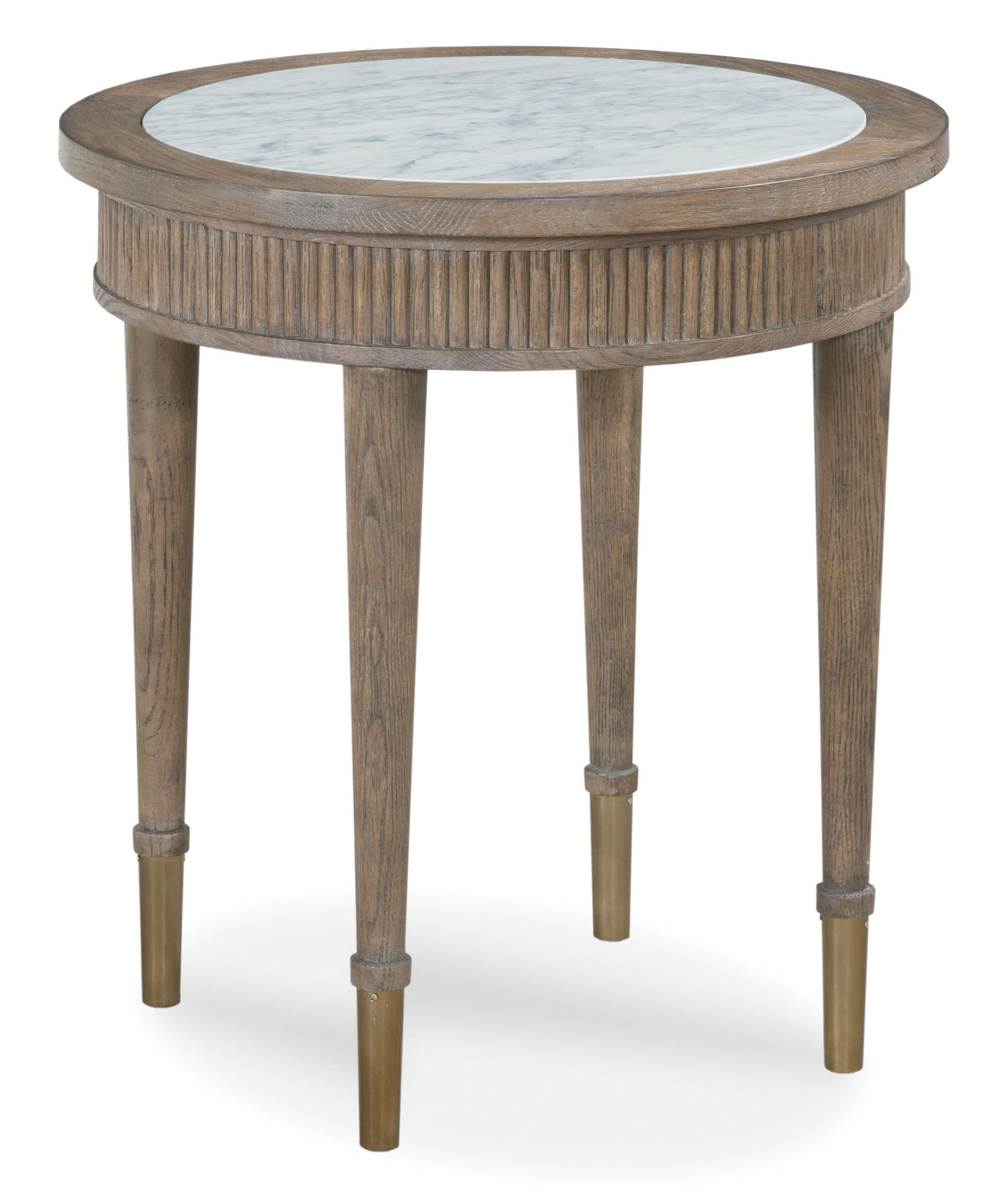 Amisco Living Room Provence Round End Table 8119-19 - Cricket's Home ...