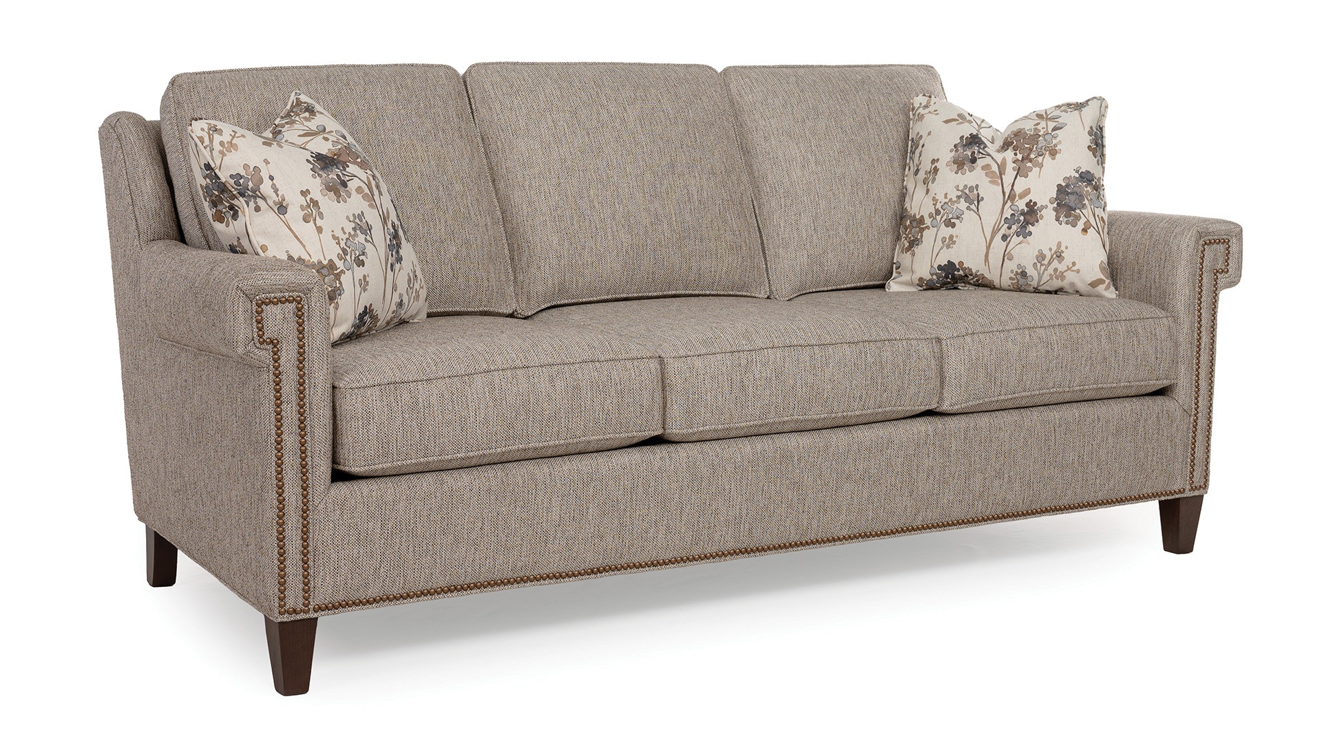 Smith Brothers Living Room Three Cushion Sofa 211-10 | Hickory ...