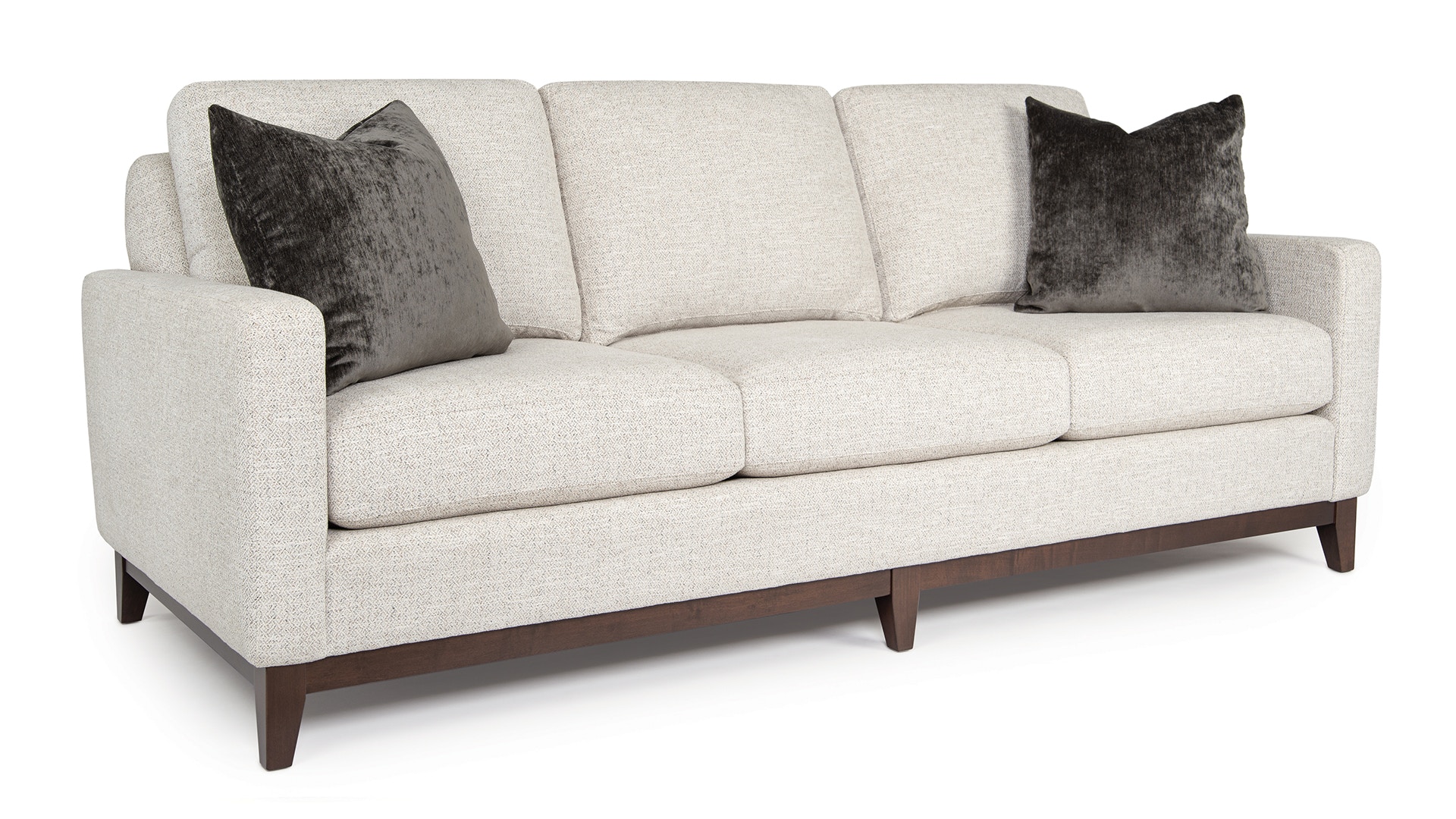 Smith Brothers Living Room Large Three Cushion Sofa 232 13 Art Sample Furniture Saginaw MI