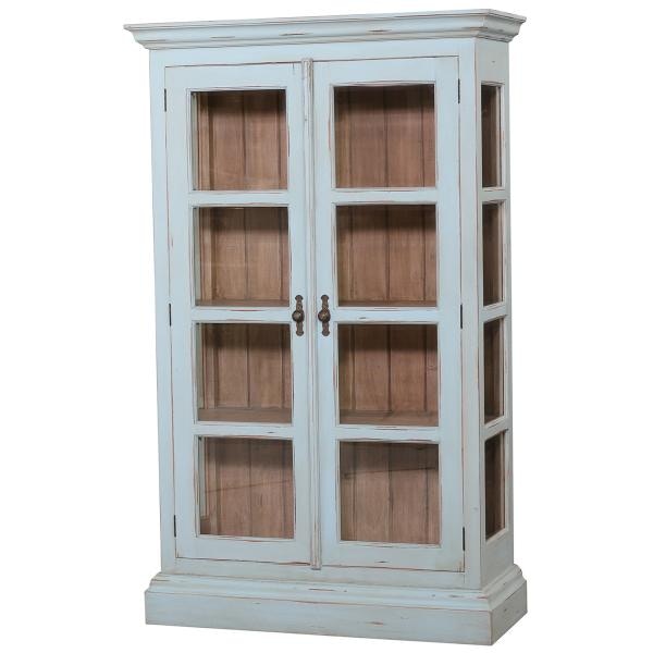 Bramble Living Room Ashton 2 Door Display Cabinet 23681 | Hickory ...