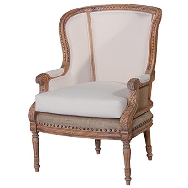 Bramble Living Room French Wing Chair 24379 | Hickory Furniture Mart ...