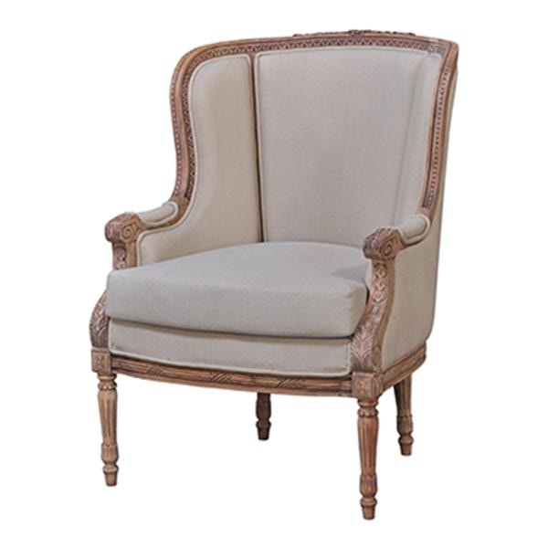 Bramble Living Room French Wing Chair 24379 | Hickory Furniture Mart ...