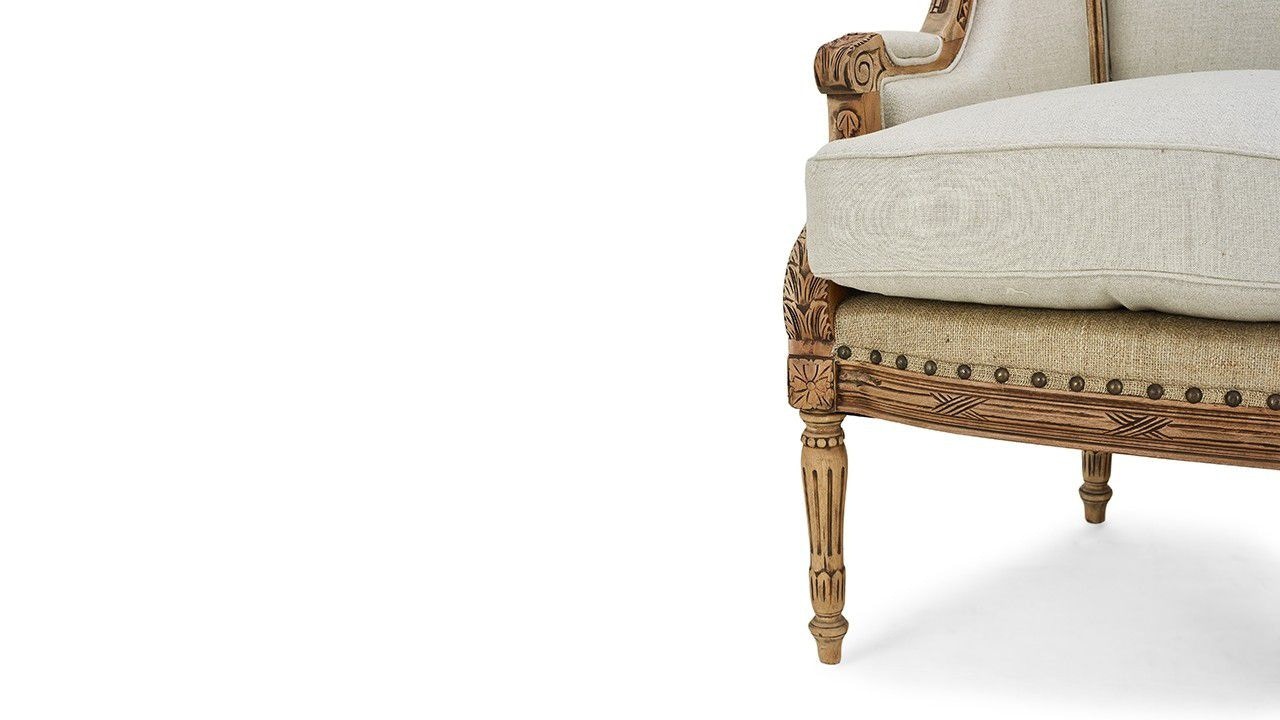 Bramble Living Room French Wing Chair 24379 | Hickory Furniture Mart ...