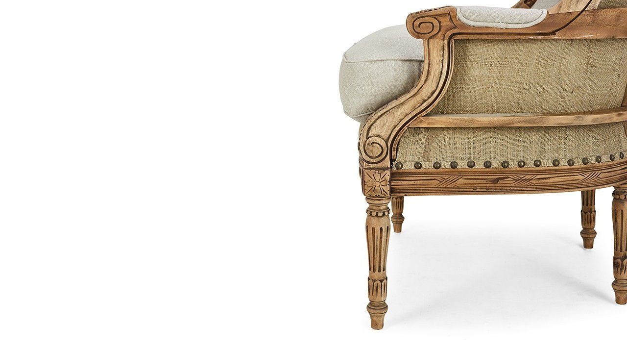 Bramble Living Room French Wing Chair 24379 | Hickory Furniture Mart ...