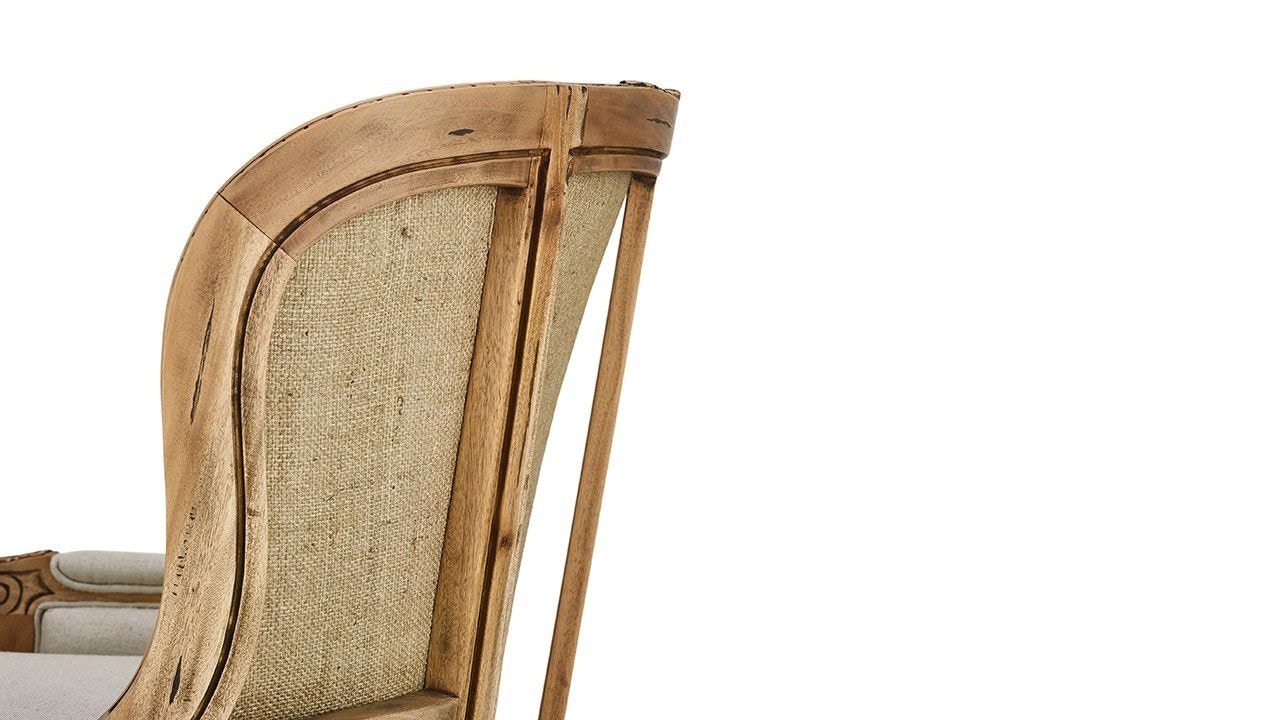 Bramble Living Room French Wing Chair 24379 | Hickory Furniture Mart ...