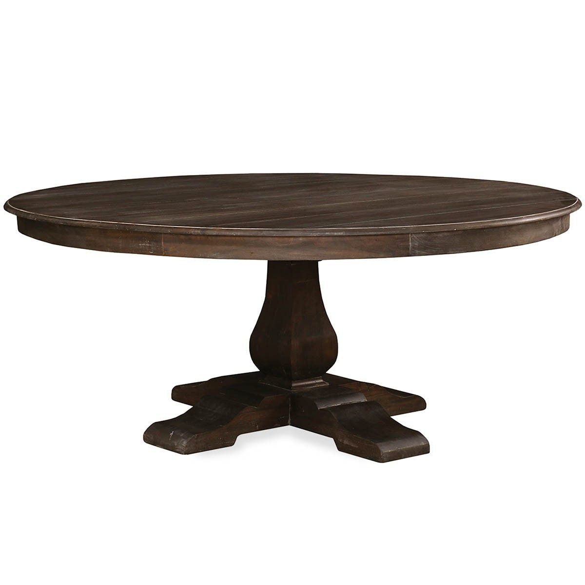 Bramble Casual Dining Trestle Round Dining Table 26408 | Hickory ...
