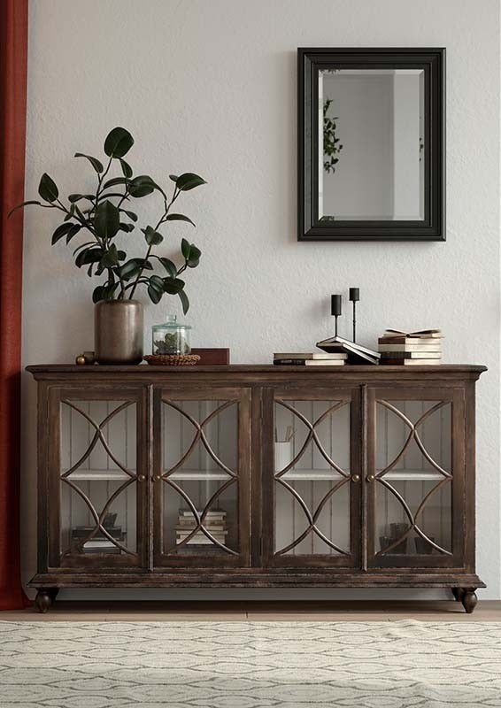 Bramble Casual Dining Hamilton 4 Door Buffet 26555 | Hickory Furniture ...