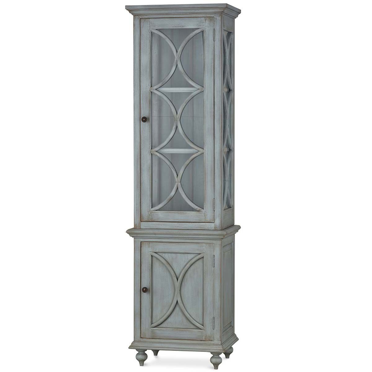 Bramble Living Room Hamilton Display Cabinet Narrow 26901 | Hickory ...