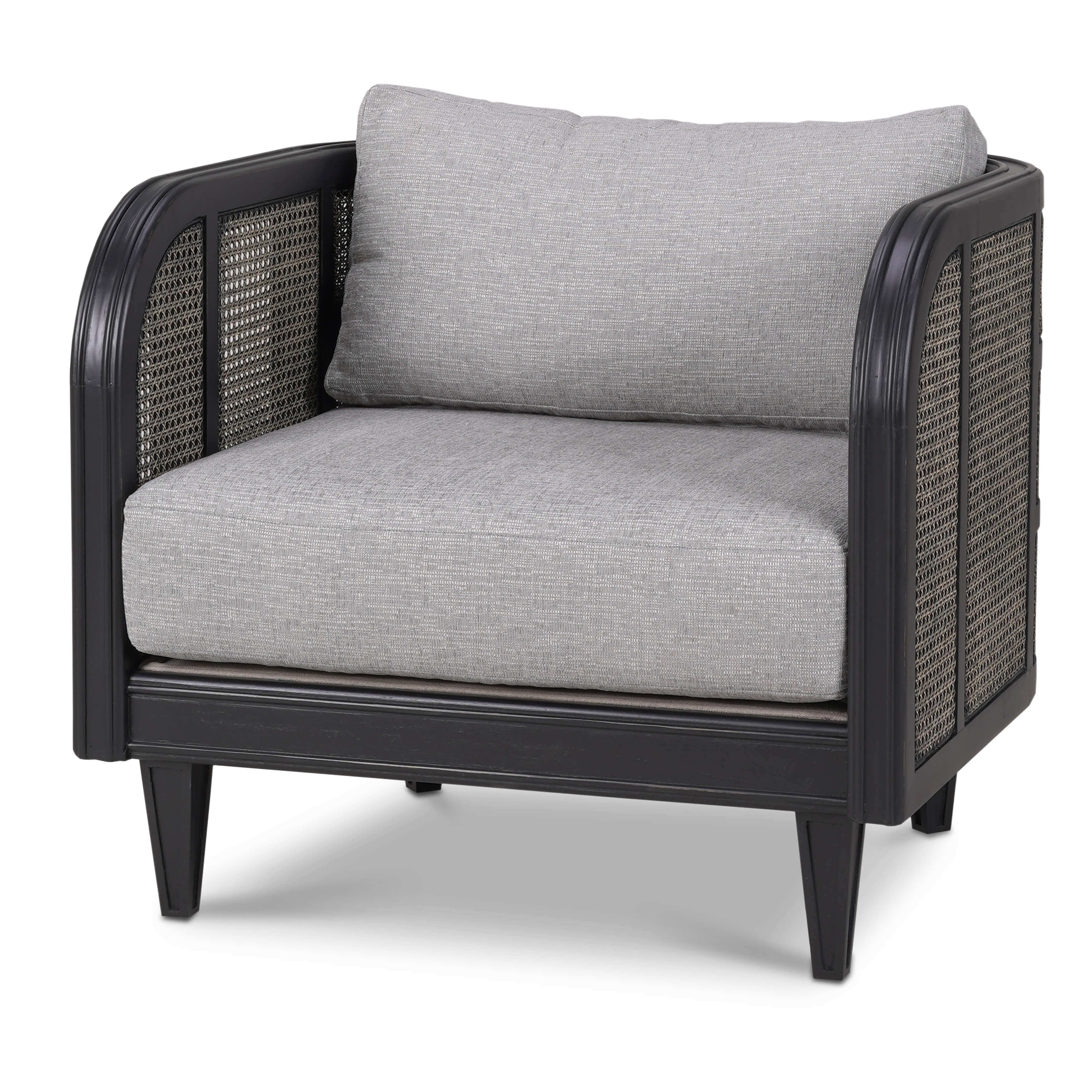 Bramble Living Room Lexington Chair with Rattan 27755 - J&K Home ...