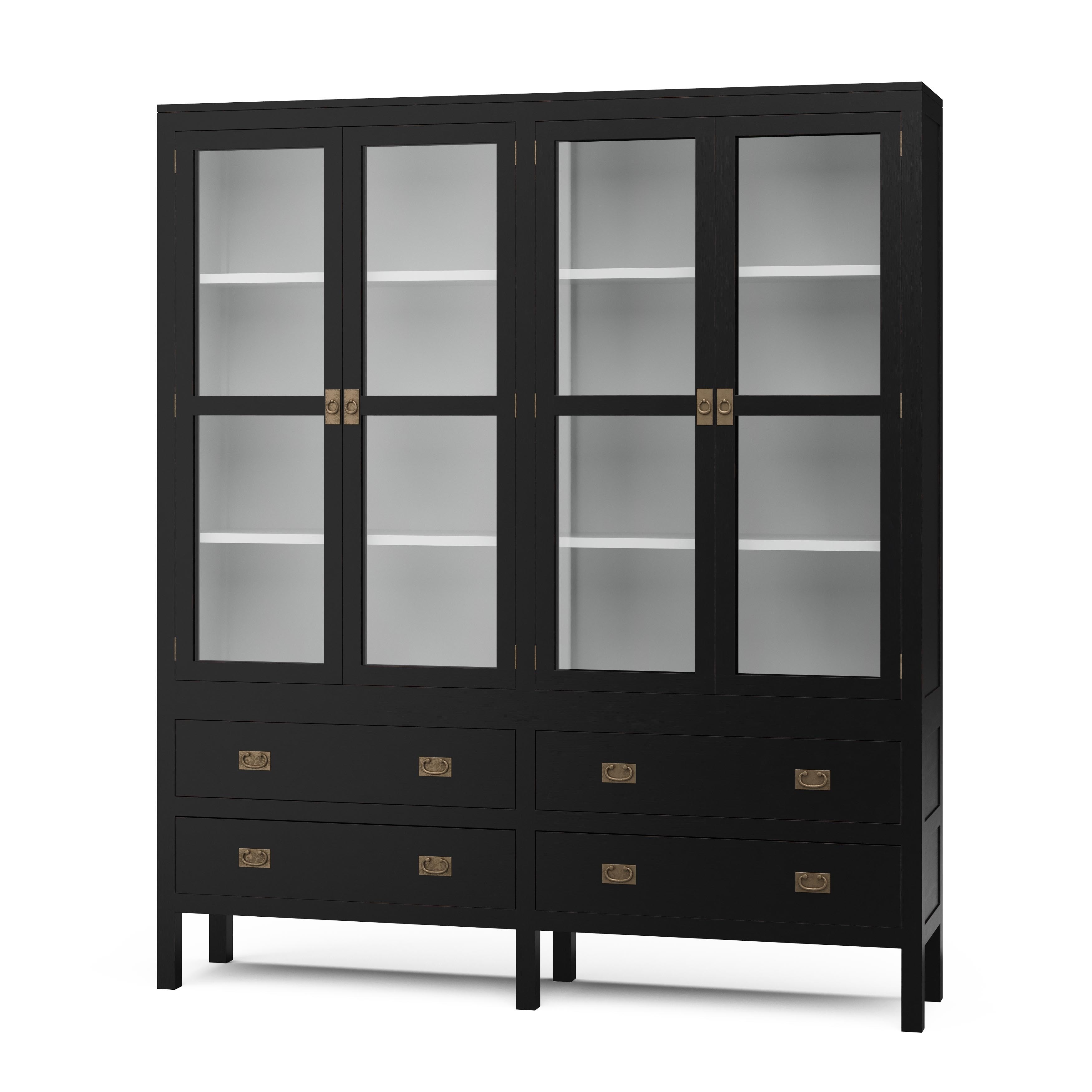 Bramble Living Room Kagu 4 Door Cabinet 27859 | Hickory Furniture Mart ...