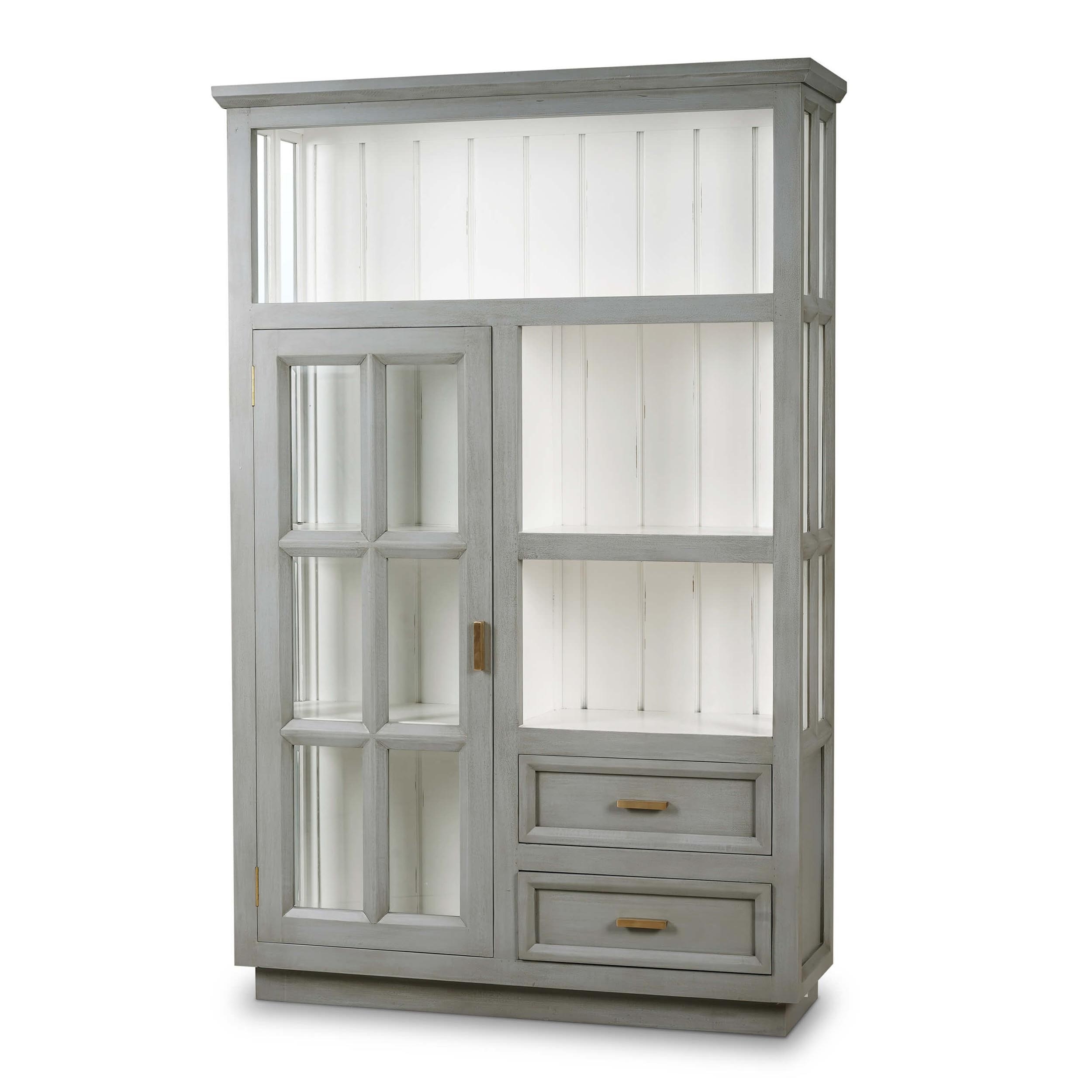 Bramble Living Room Dakota 1 Door Display Cabinet 28121 - High Country ...
