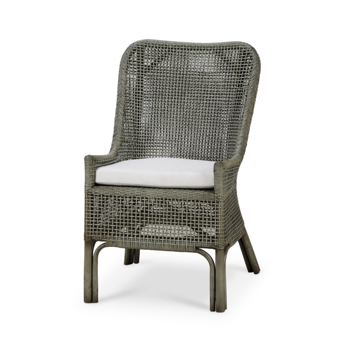 Bramble Casual Dining Cristo Rattan Dining Chair with Seat Cushion ...