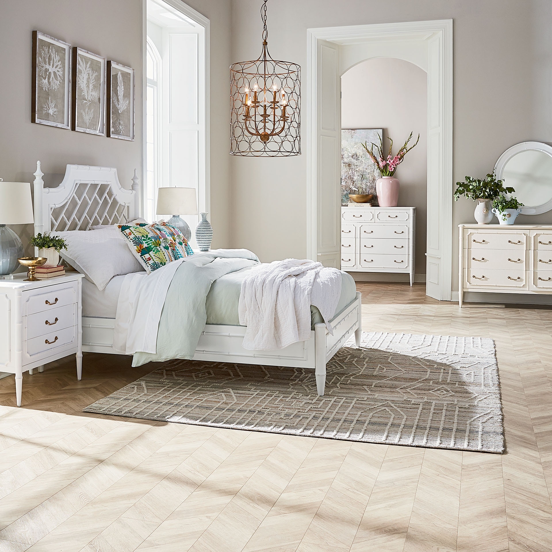 Bramble Bedroom Chelsea Largish 6 Drawer Dresser 76439 | Hickory ...