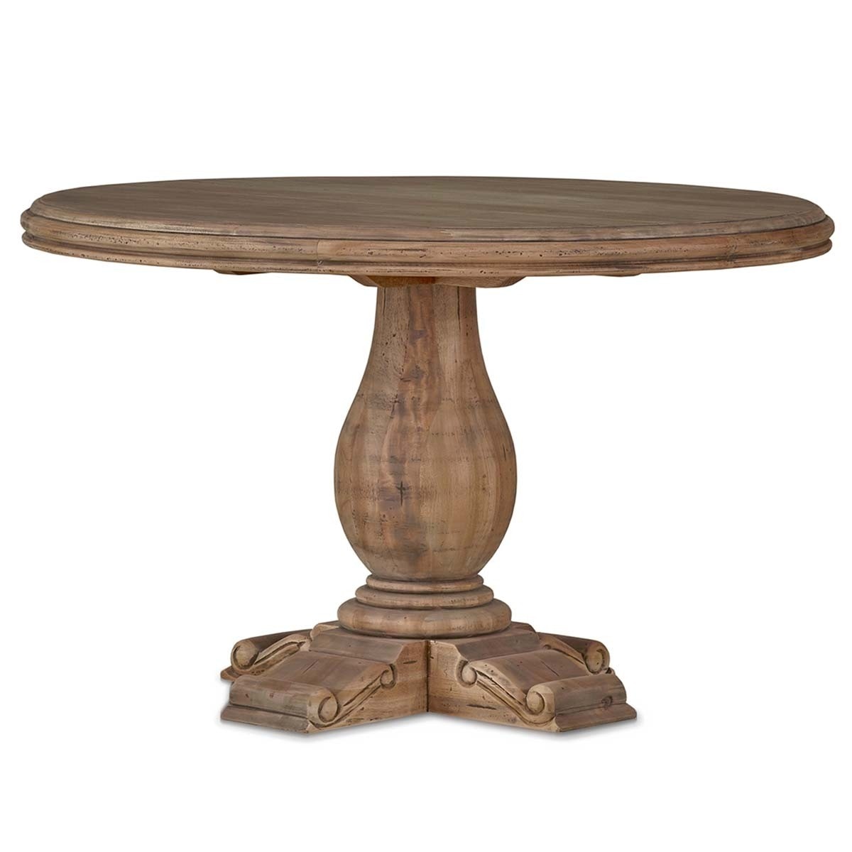Bramble Casual Dining Drake Round Pedestal Table with out Routed Top ...
