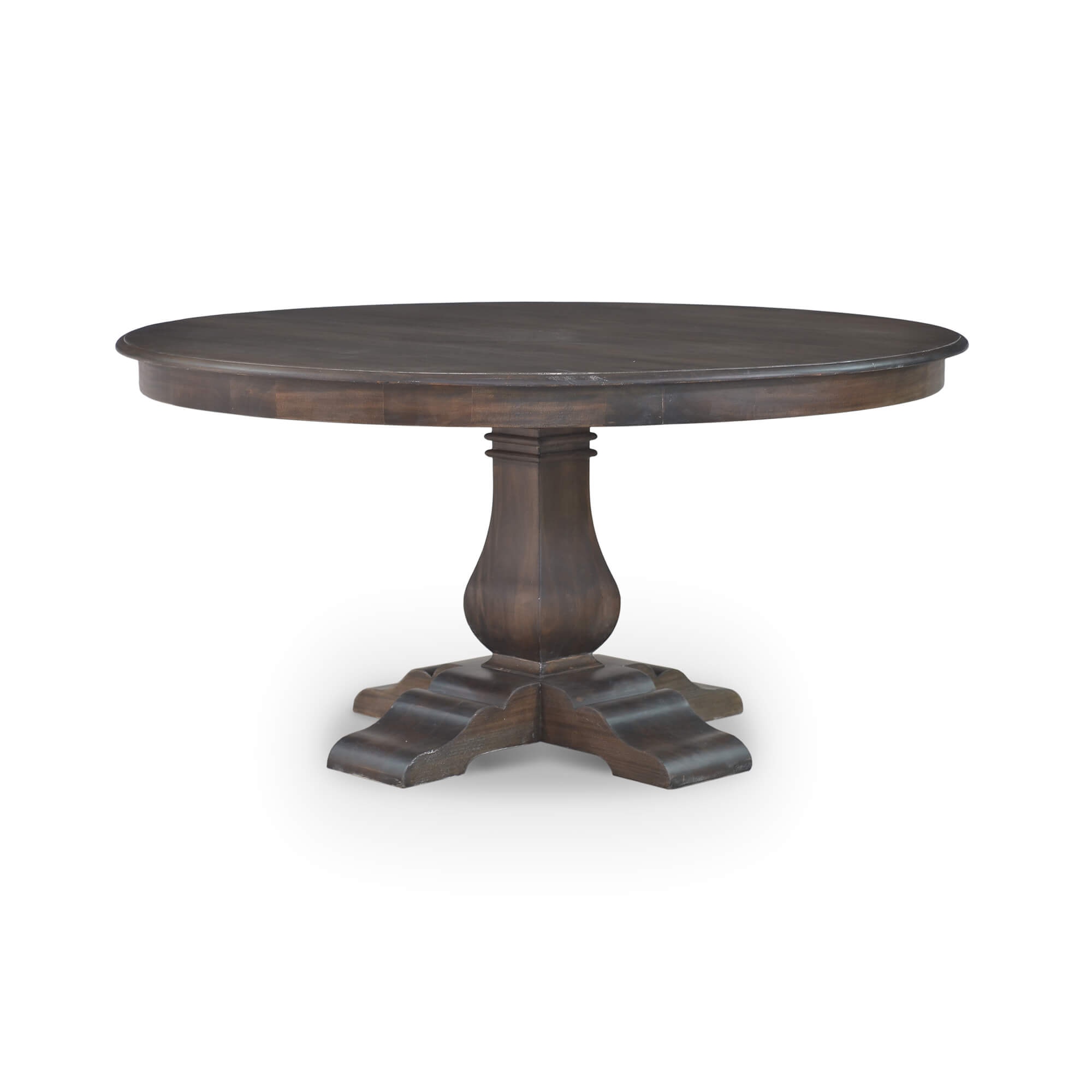 Bramble Casual Dining Trestle Round Dining Table with out Grooves 66434 ...