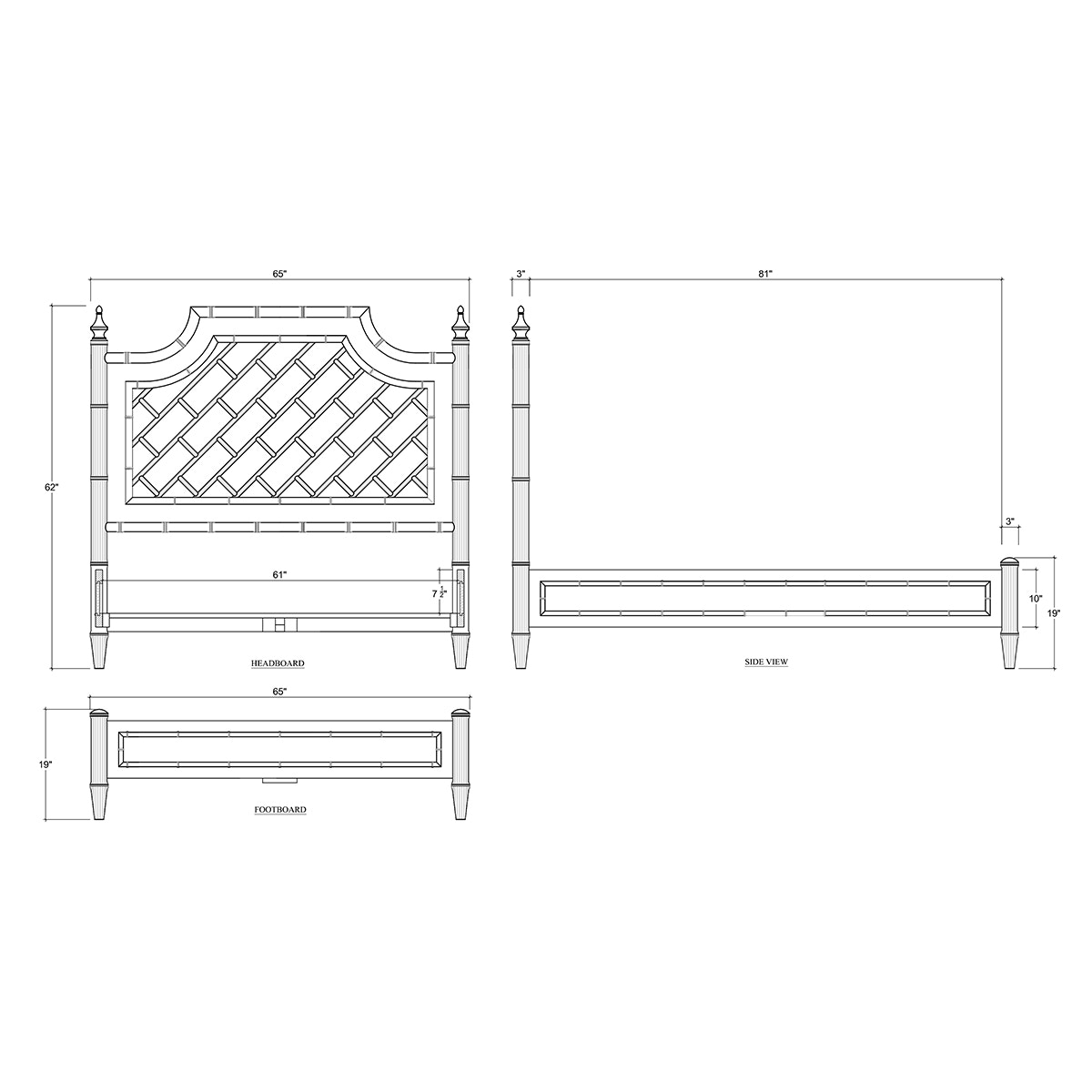 Bramble Bedroom Chelsea Bed 76476 - Brownlee's Furniture ...