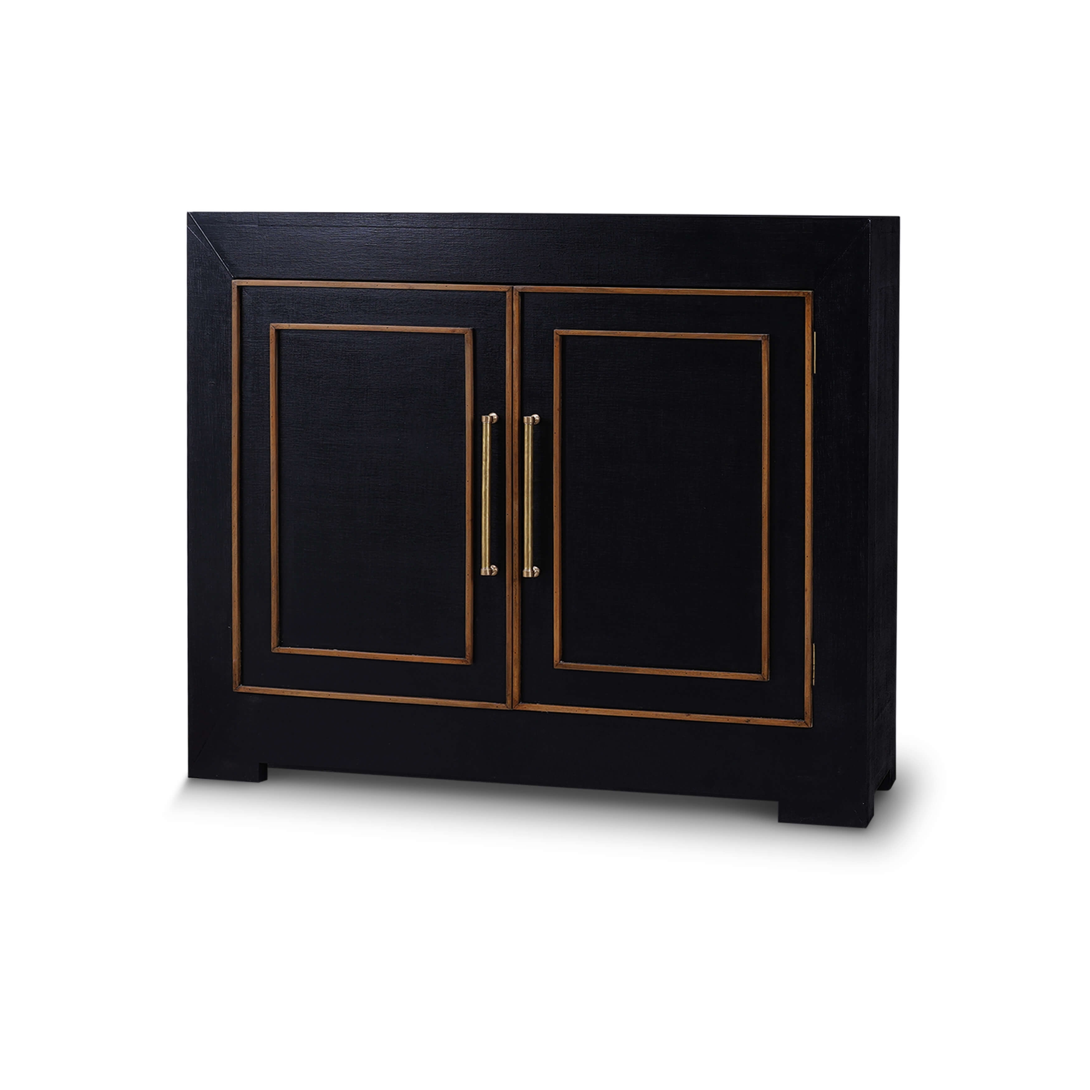 Bramble Living Room Fleet Linen Wrapped 2 Door Sideboard 76602 ...