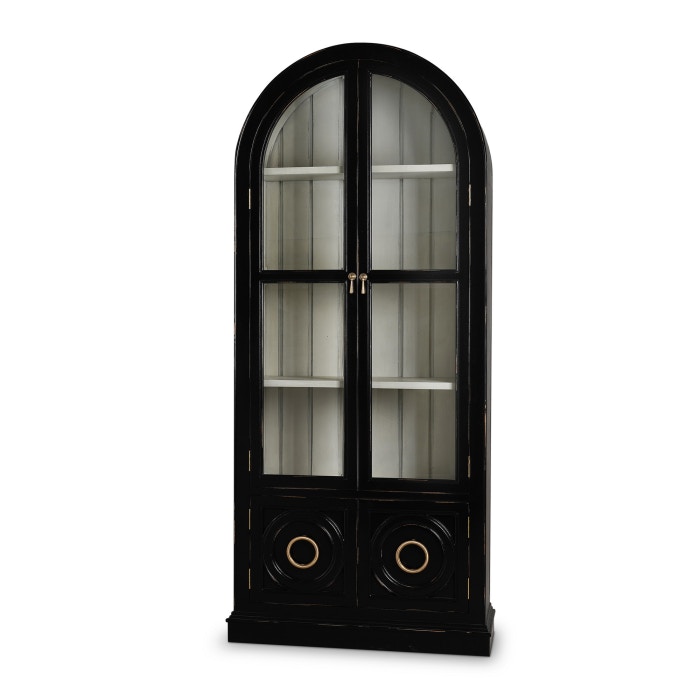 Bramble Living Room 2 Door Pavilion Display Cabinet 76726 | Hickory ...