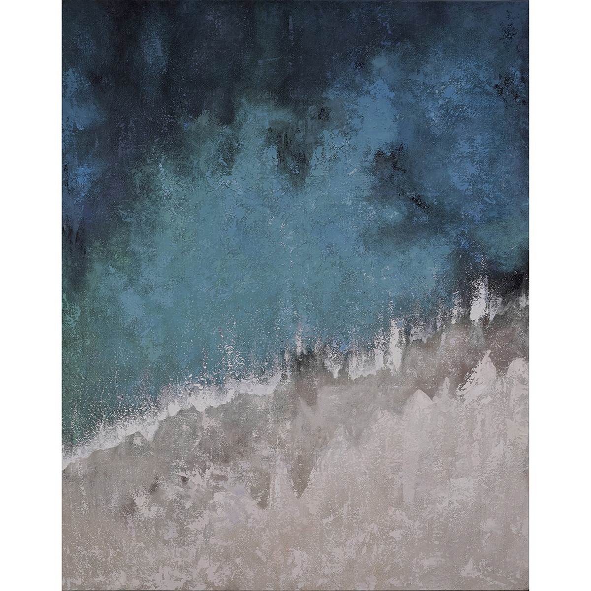 Bramble Art Fade to Blue on Canvas 16 x 20 with Frame C987 - Priba ...