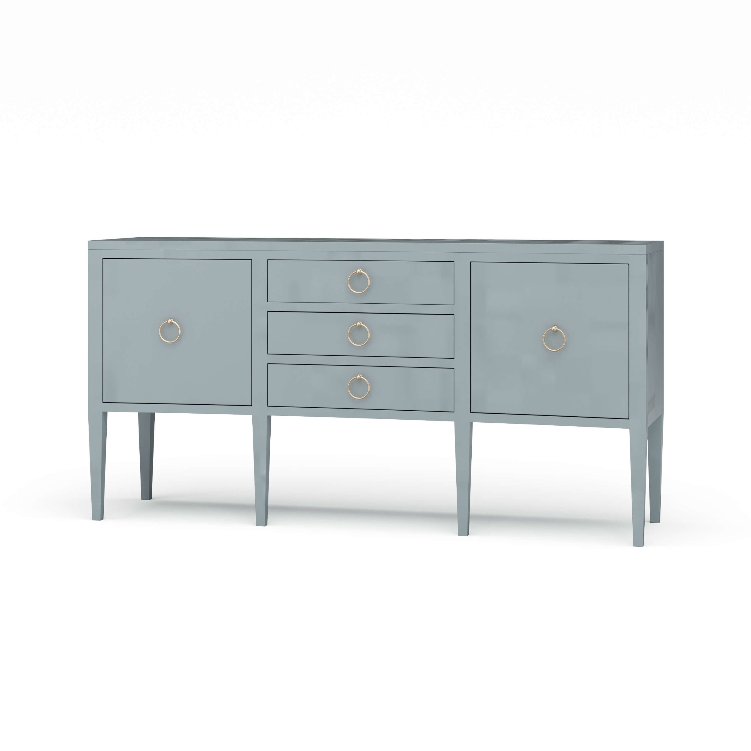 Bramble Living Room Westminster Concave Sideboard 76618 | Hickory ...