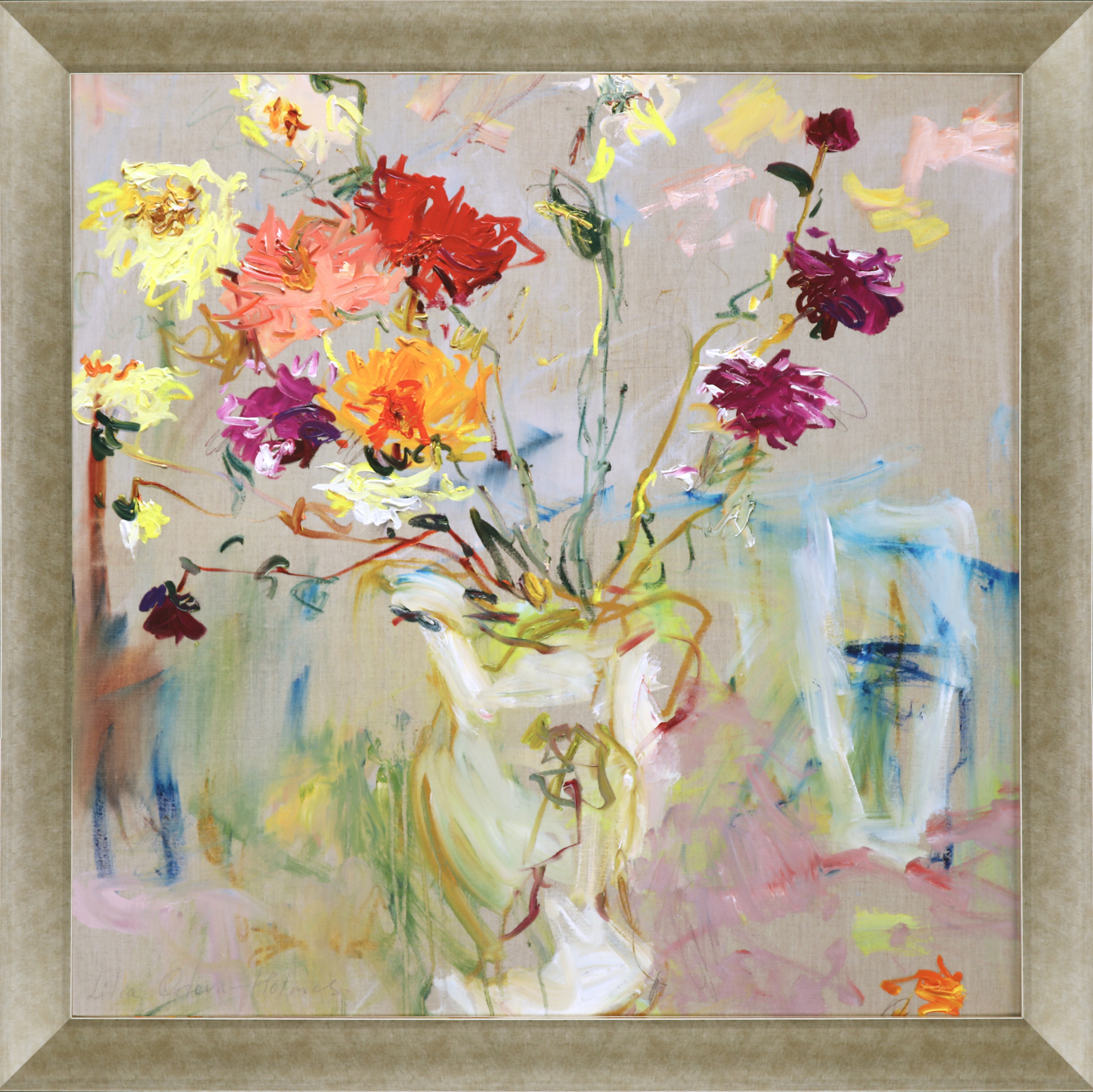 Paragon Art A Jug of Dahlias 31414 - Indian River Furniture - Rockledge FL