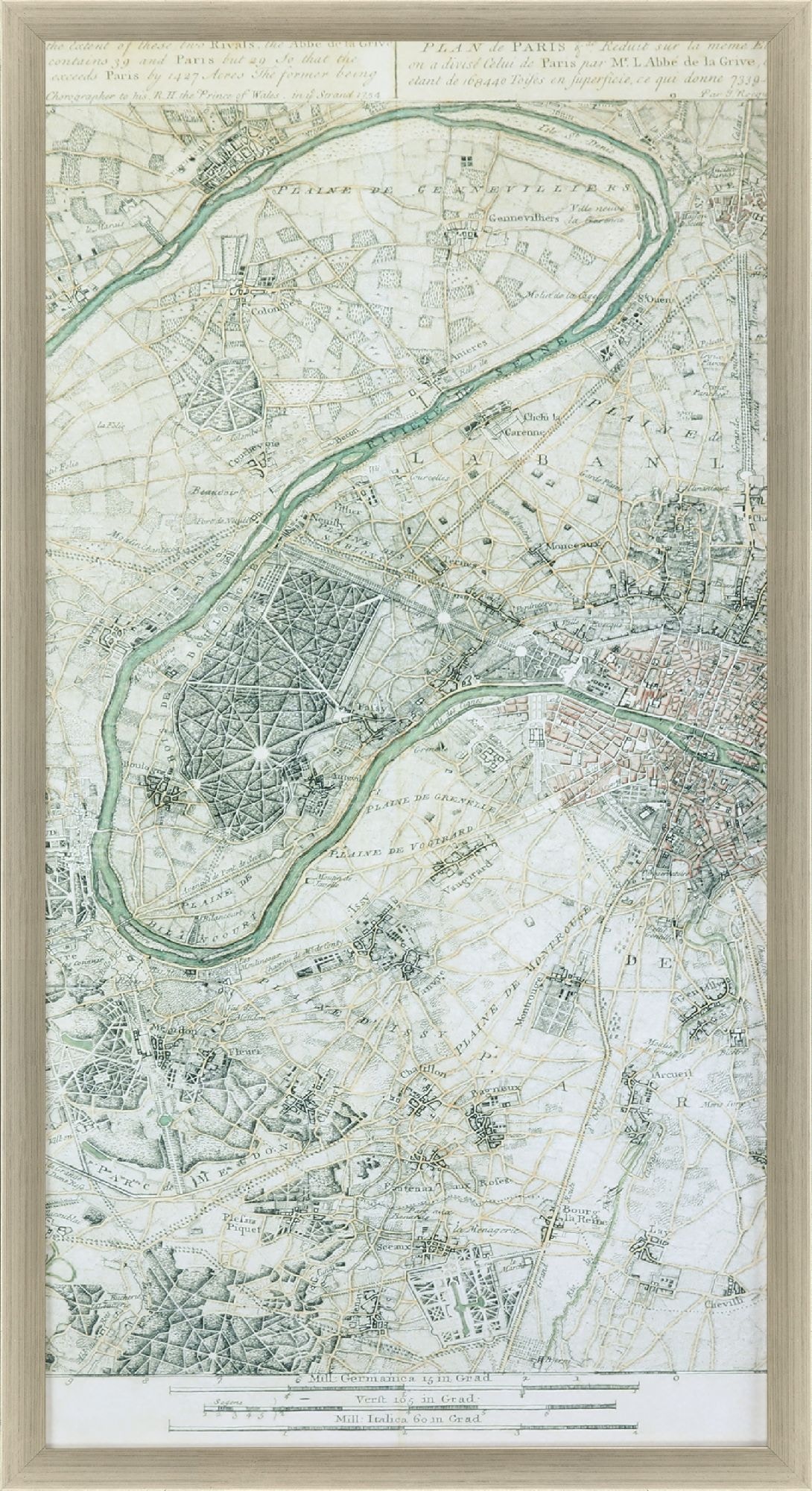 Plan of Paris II