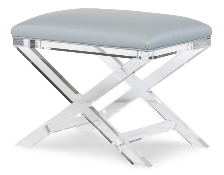 Highland House Living Room Carlyle Acrylic Bench 1115-24 - IMI ...
