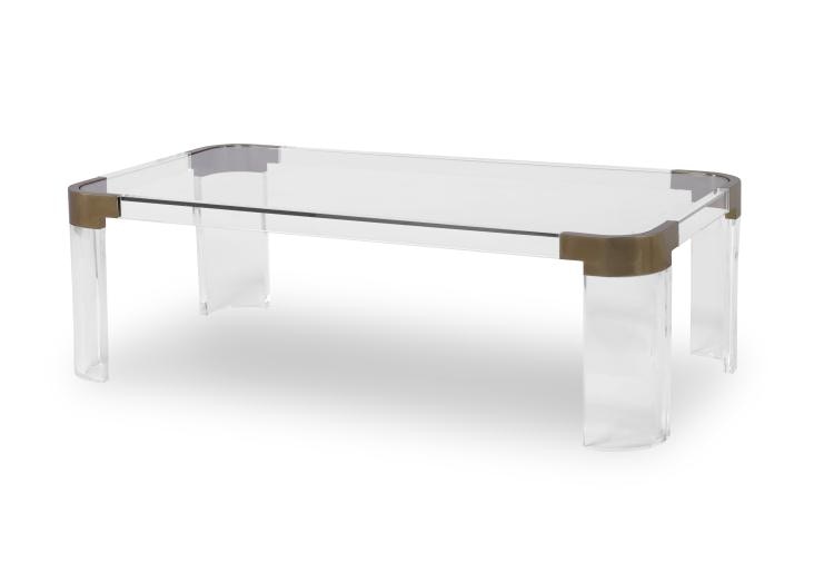 Highland House Living Room Carlson Acrylic Cocktail Table HH19-636C-AS ...