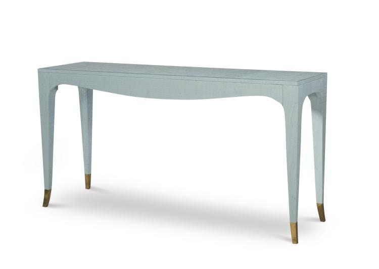 Highland House Living Room Clayton Raffia Console HH19-750S - Lenoir ...