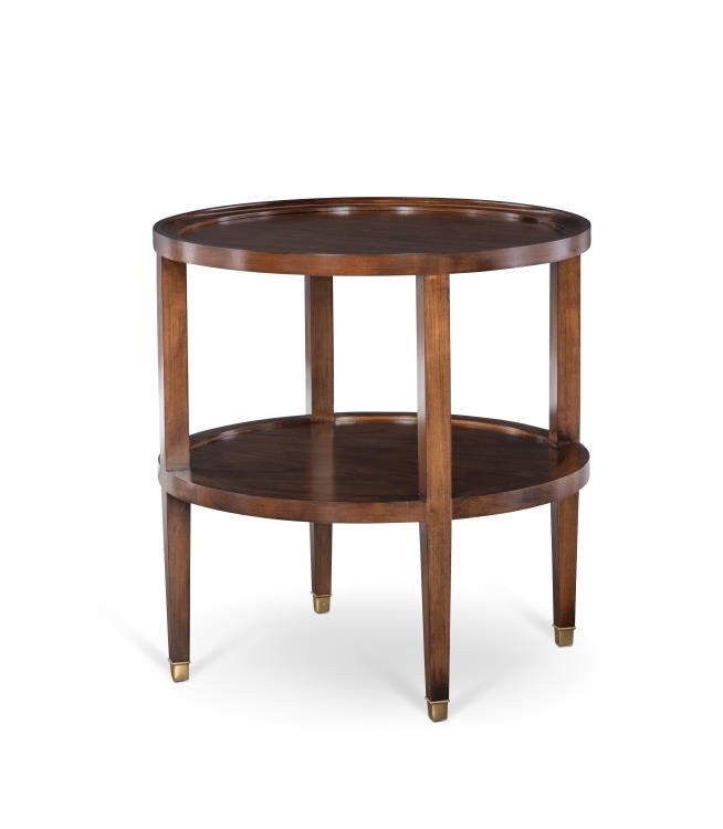 Highland House Living Room Curren Round Side Table - Ferrules HH19-876R ...