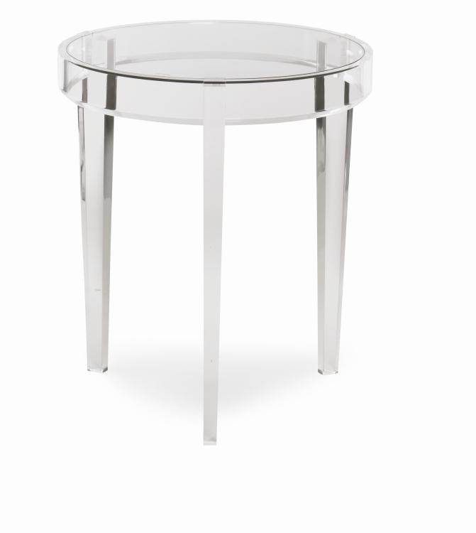 Highland House HH19-610-AS Living Room Wanda Acrylic Accent Table