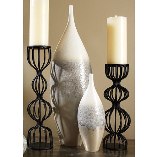 Global Views Home Accents Cream Rises Vase Tall Sm 1891 Woodbridge Interiors AZ CA PA