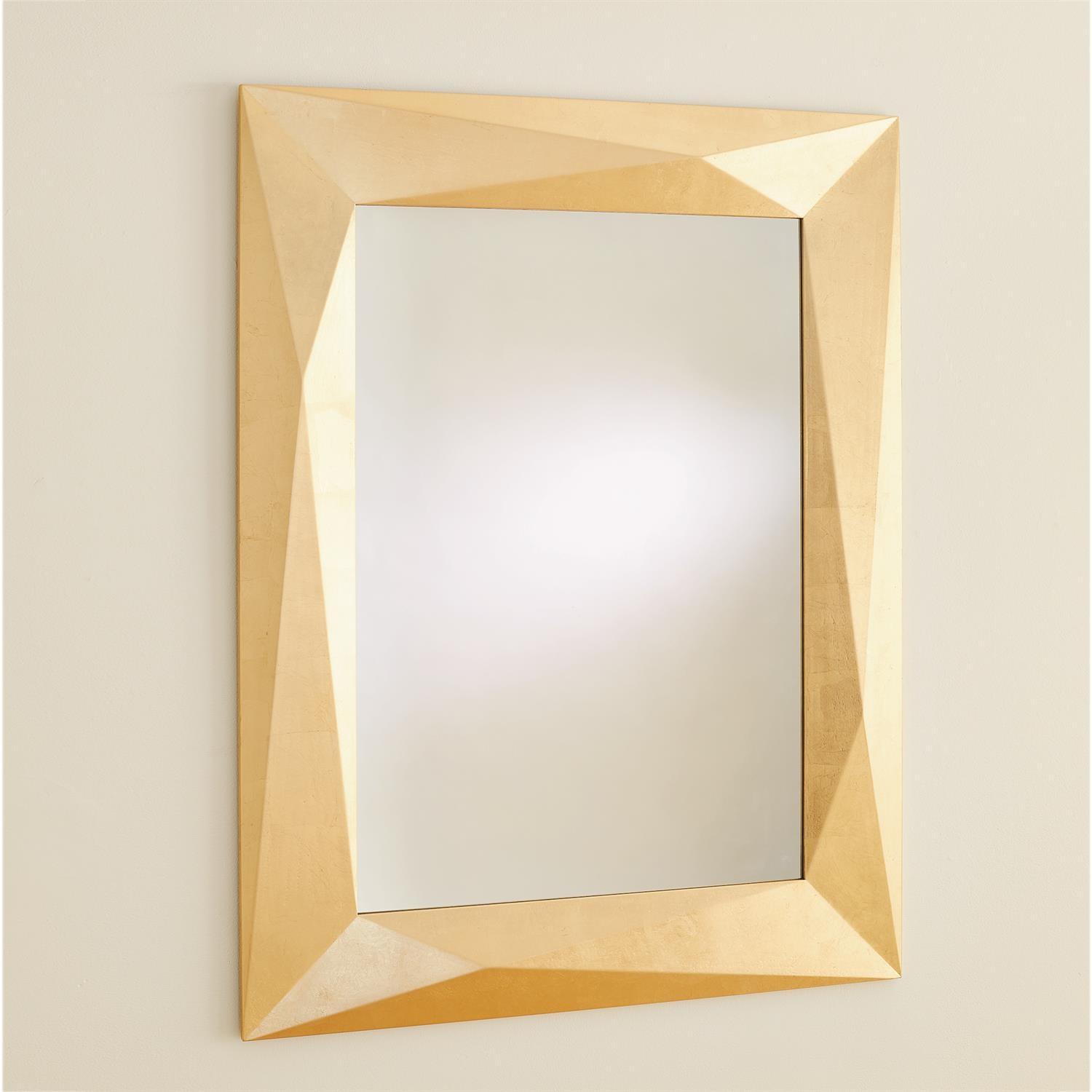 Global Views Mirrors Angular Mirror-Gold Leaf 3.31538 - Woodbridge ...