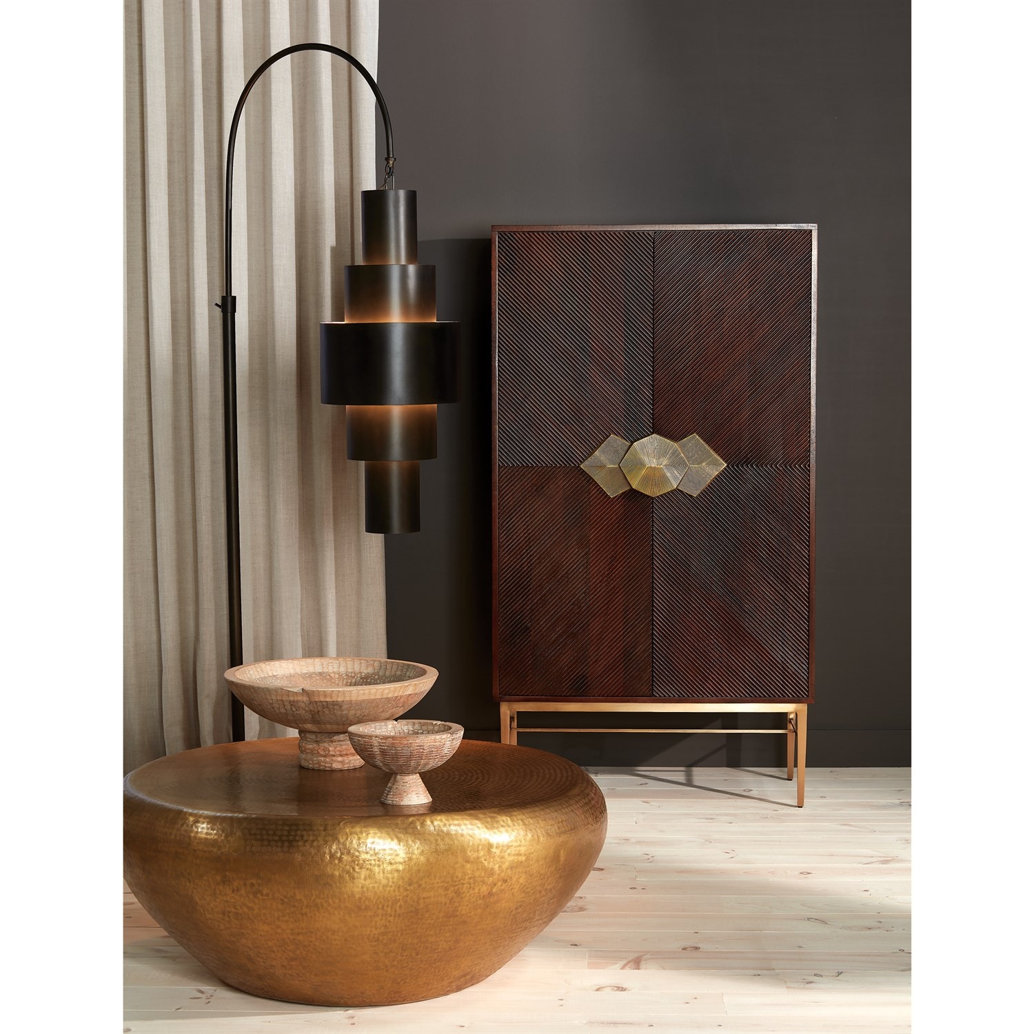 Global Views Table and Floor Lamps Babylon Floor Lamp-Bronze 7.90175 ...