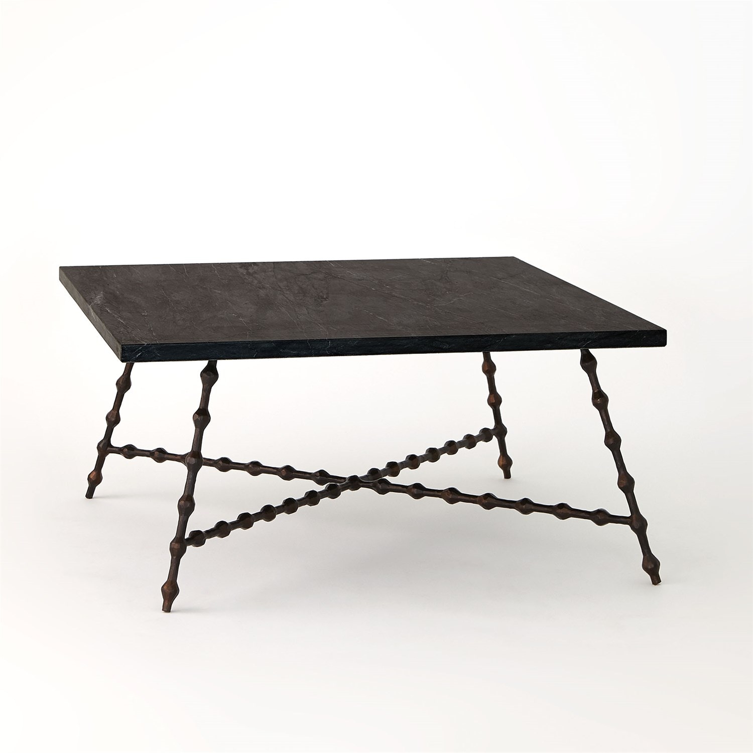 Global Views Living Room Elder Cocktail Table-Bronze ASH9.90078 ...