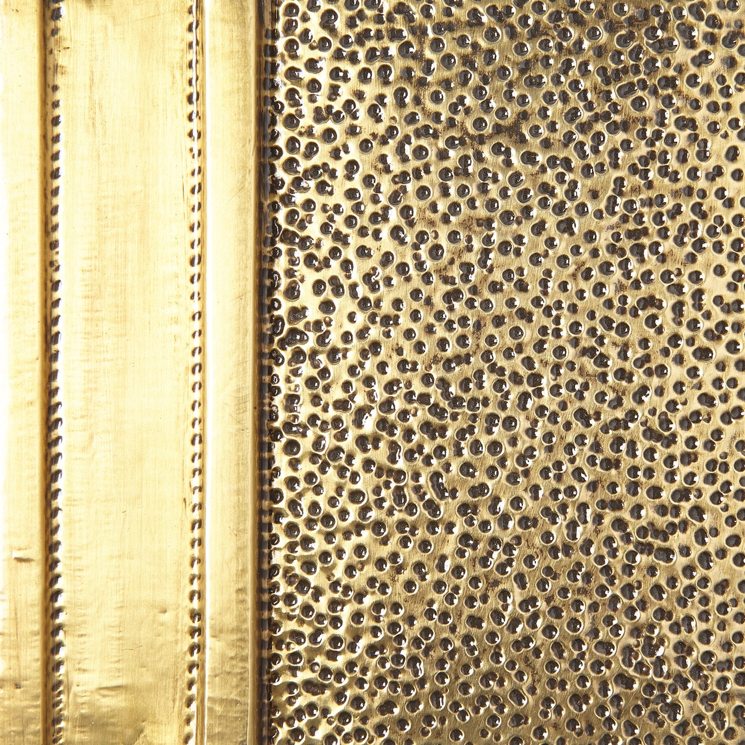 Global Views Living Room Abstract Block Cabinet-Brass 9.93385 - Noel ...