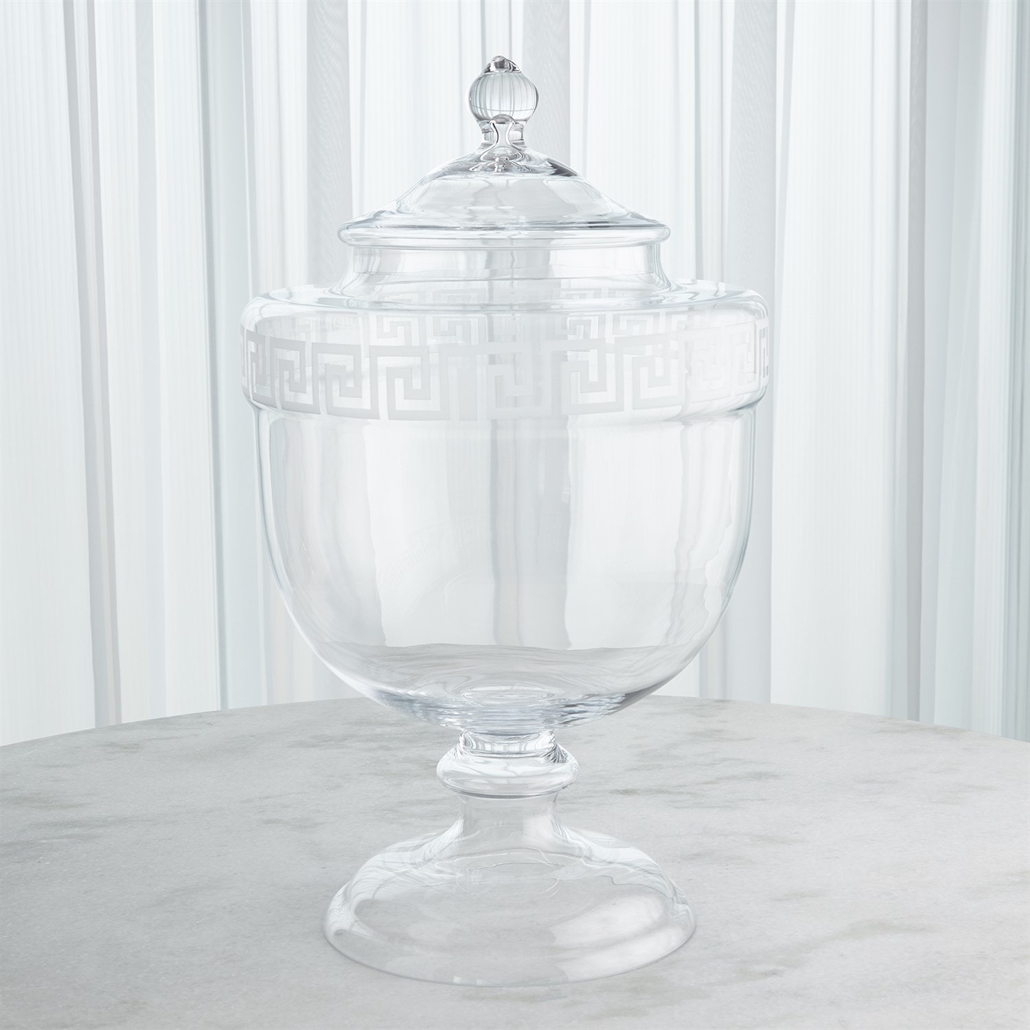 Global Views Home Accents Greek Key Urn 6.60606 - Studio 882 - Glen ...