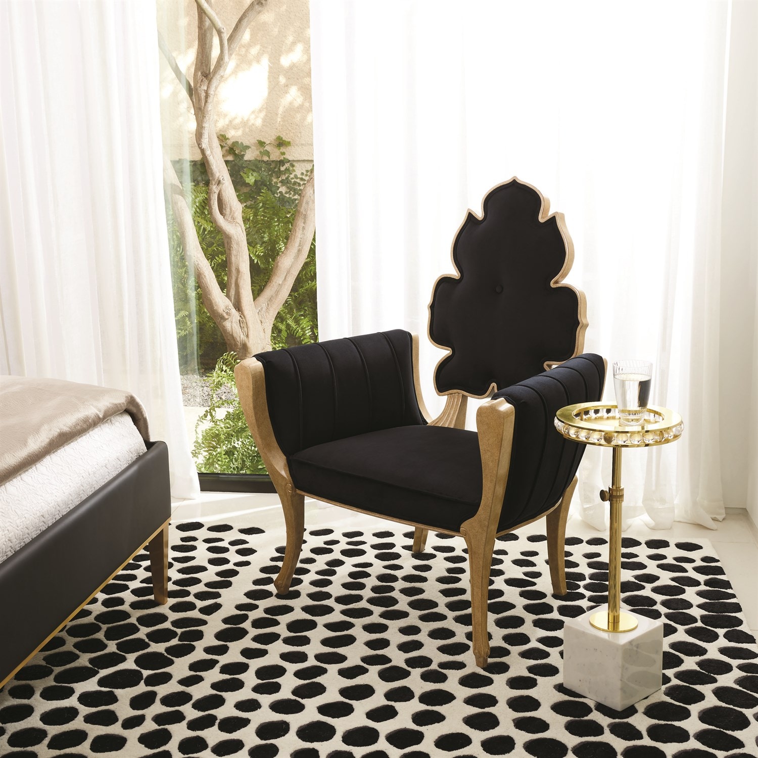 Global Views Area Rugs Graffiti Rug-White/Black-11 x 14 7.91513 ...