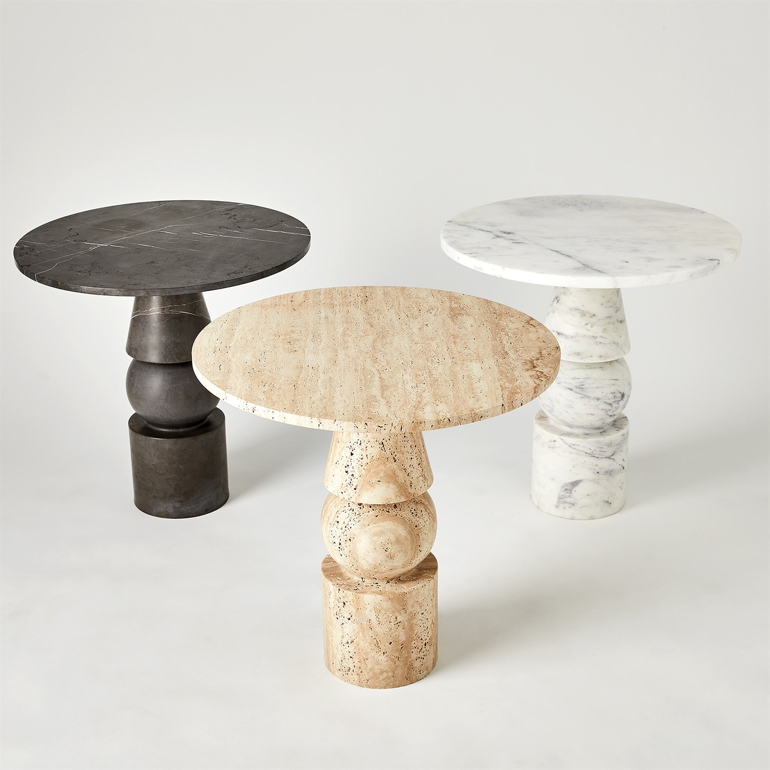 Global Views Living Room Cargo Table-Graffito Marble 7.91556 - Noel ...