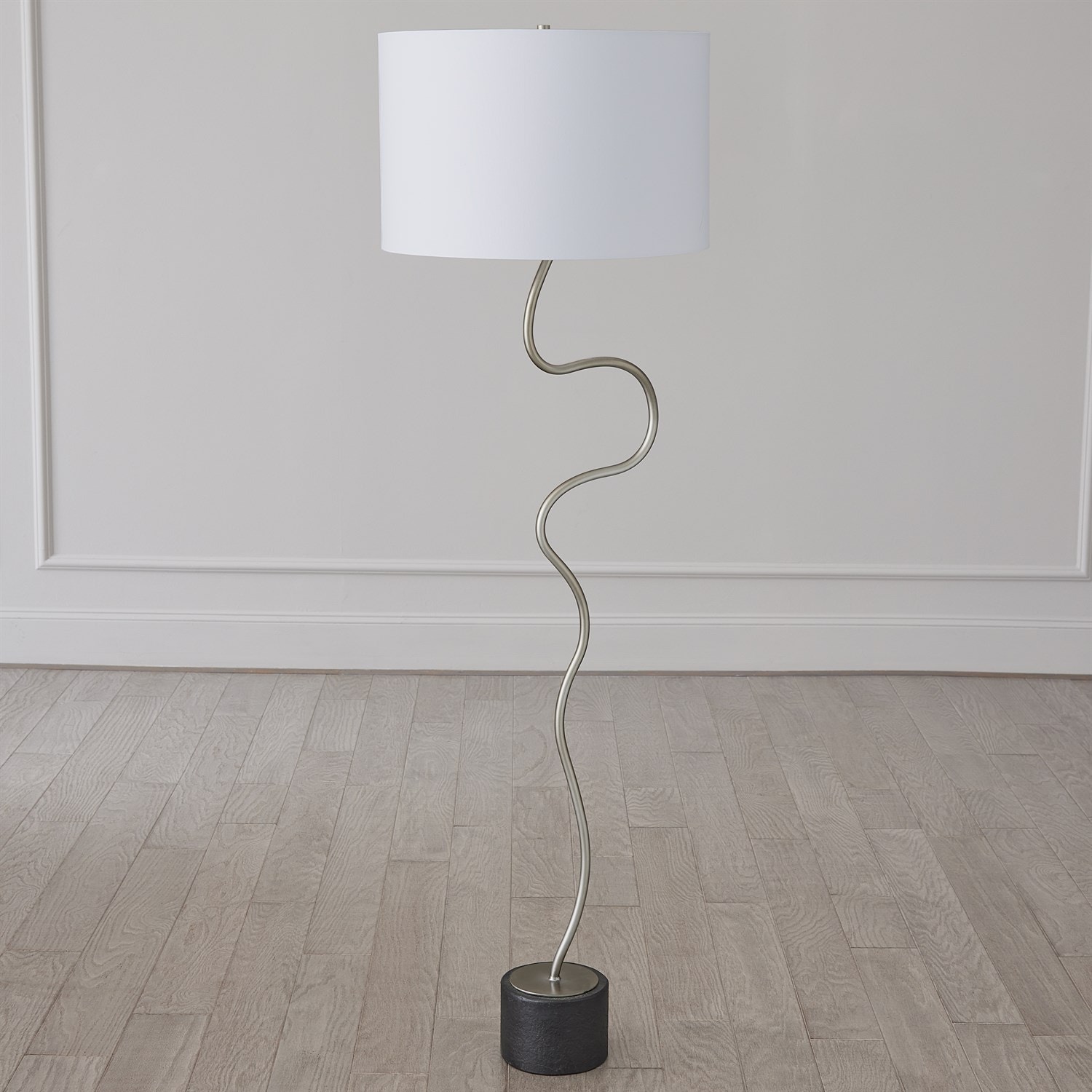 Global Views Table and Floor Lamps Loop Floor Lamp-Gunmetal 7.80721 ...