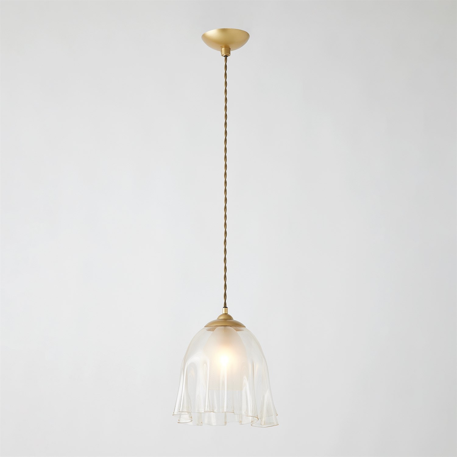 Global Views Ceiling Lights Handkerchief Pendant-Gold Leaf 3.31895 ...