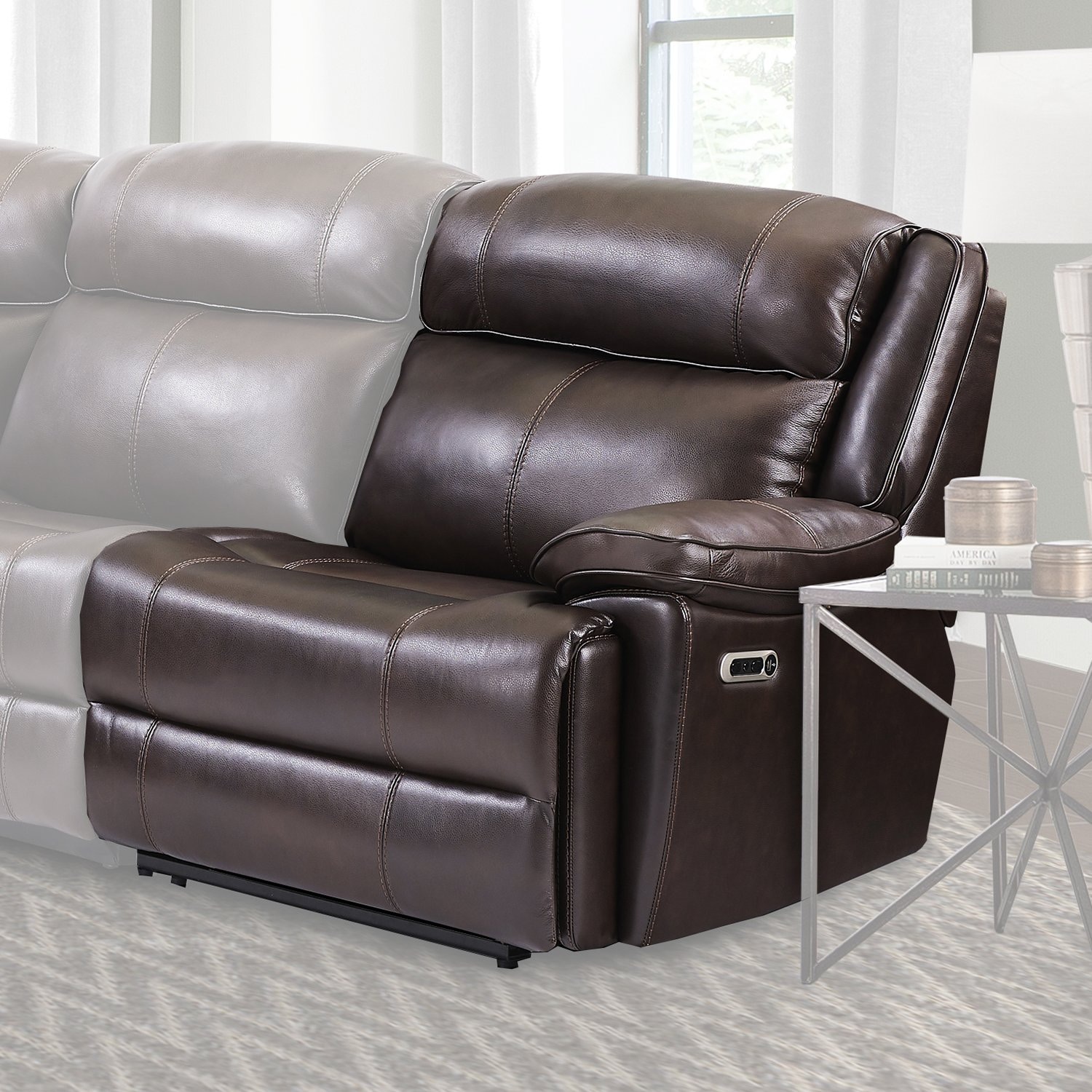 Stacy Furniture | Living Room | Parker Living | Power Right Arm Facing Recliner | MECL-811RPH-FBR