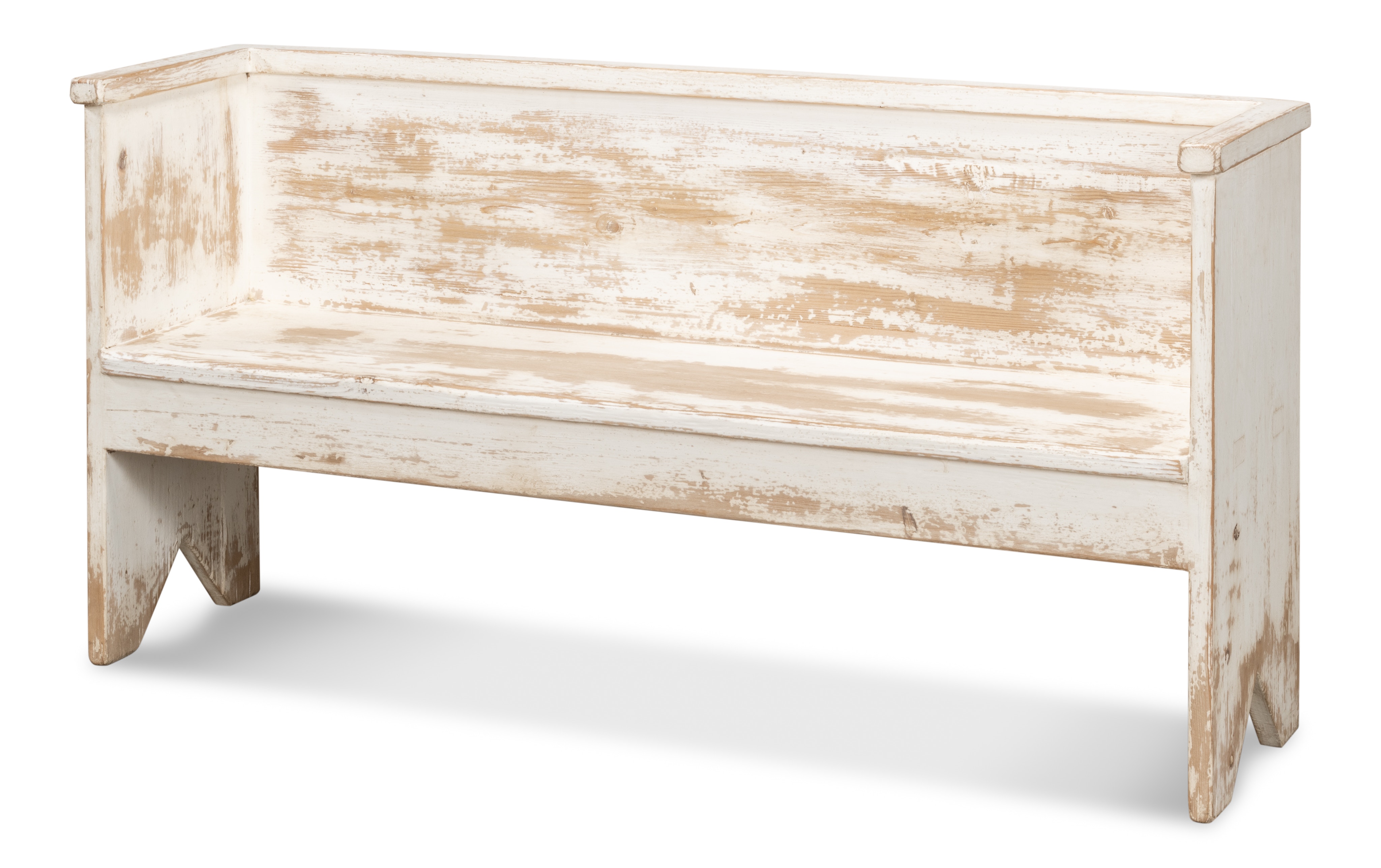 Beach House Bench Whitewash